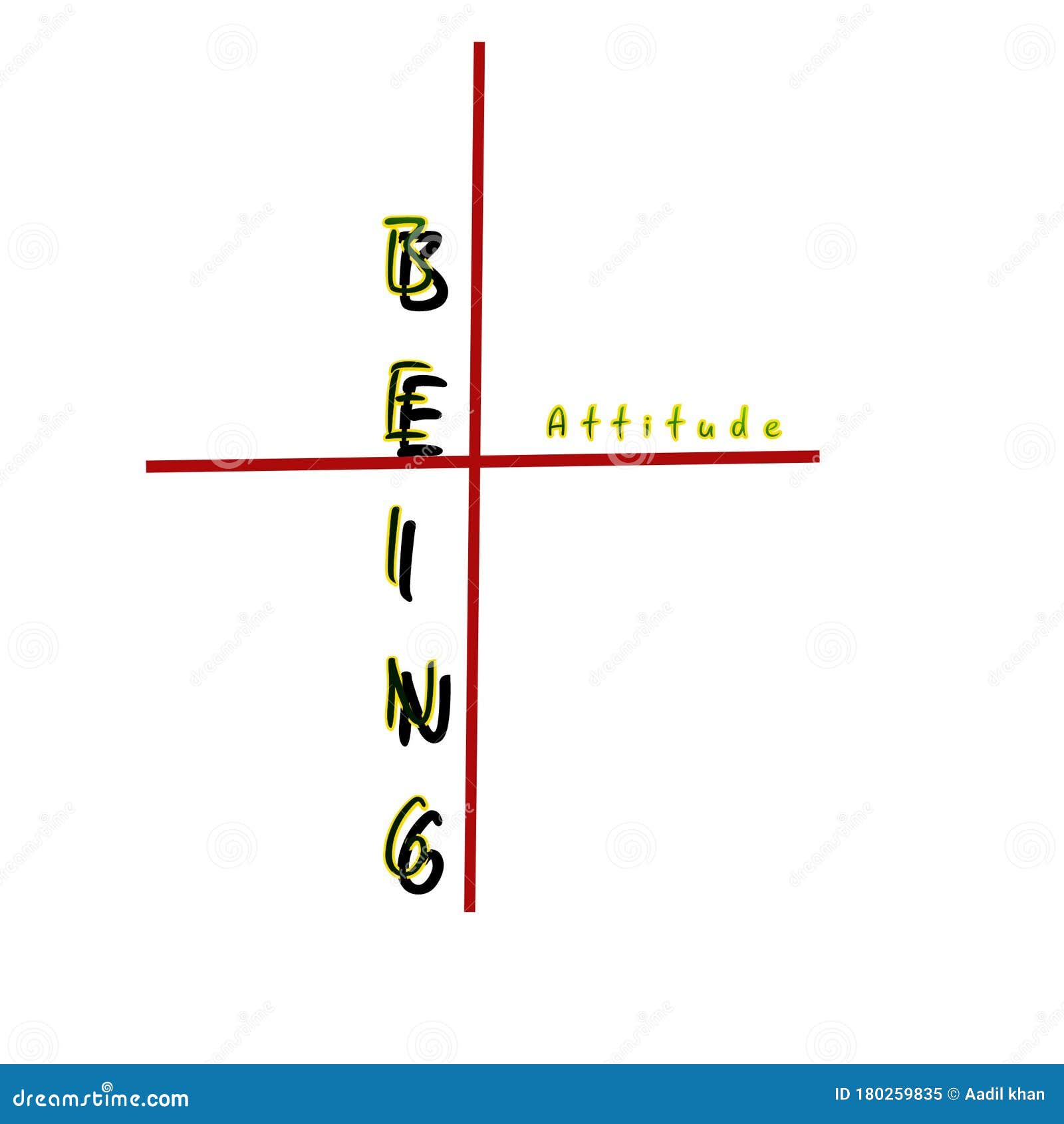 Attitude Graphic Design 2020 Stock Illustration - Illustration of ...