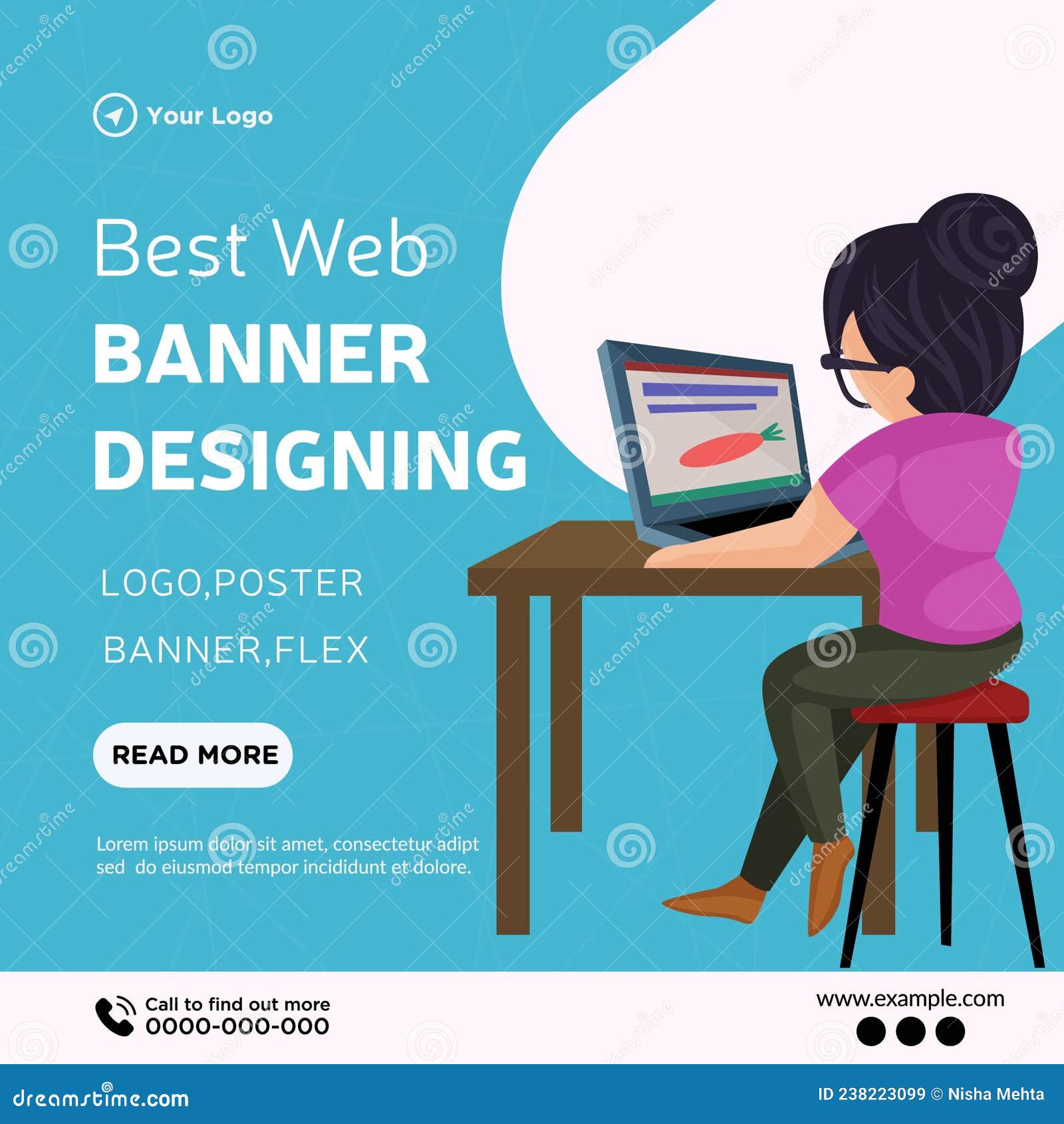 Flex Designing Stock Illustrations – 6 Flex Designing Stock ...