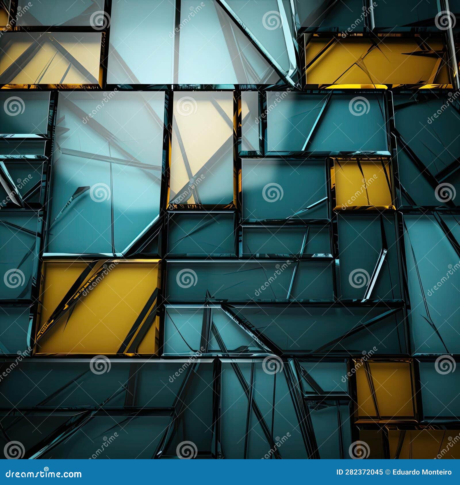 Graphic Design with Bold Geometric Patterns Stock Illustration ...