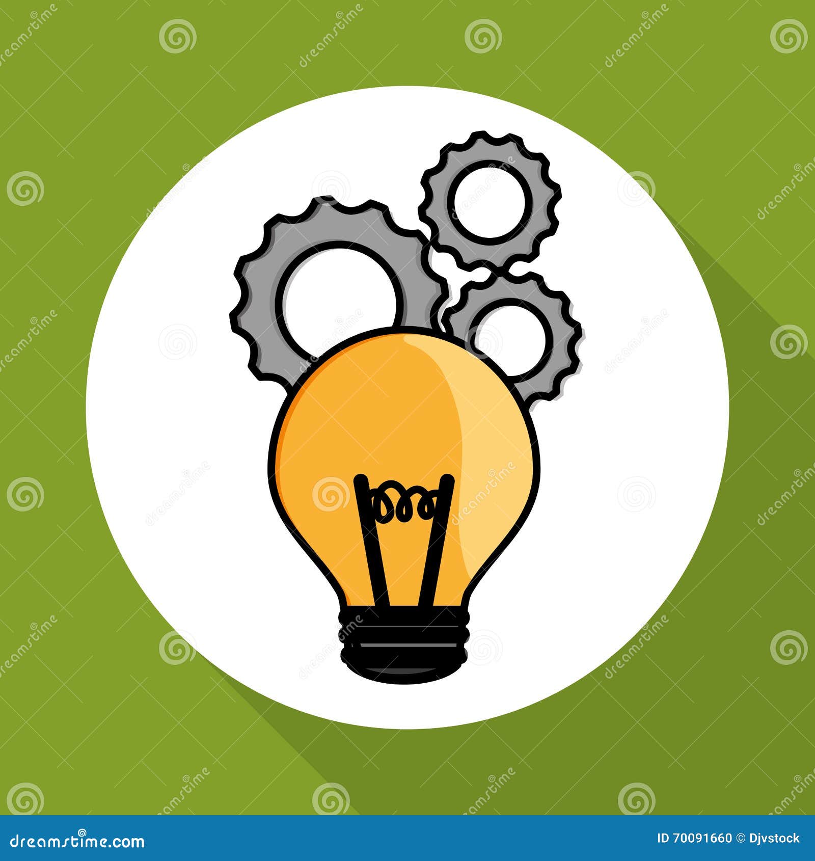 Graphic Design of Bulb , Vector Illustration Stock Vector ...
