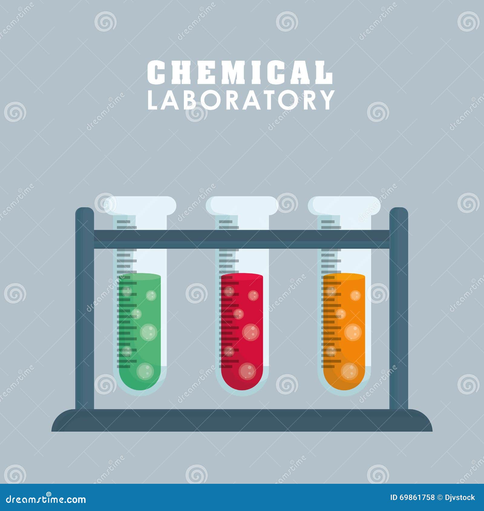 Graphic Design of Chemical Laboratory , Vector Illustration Stock ...