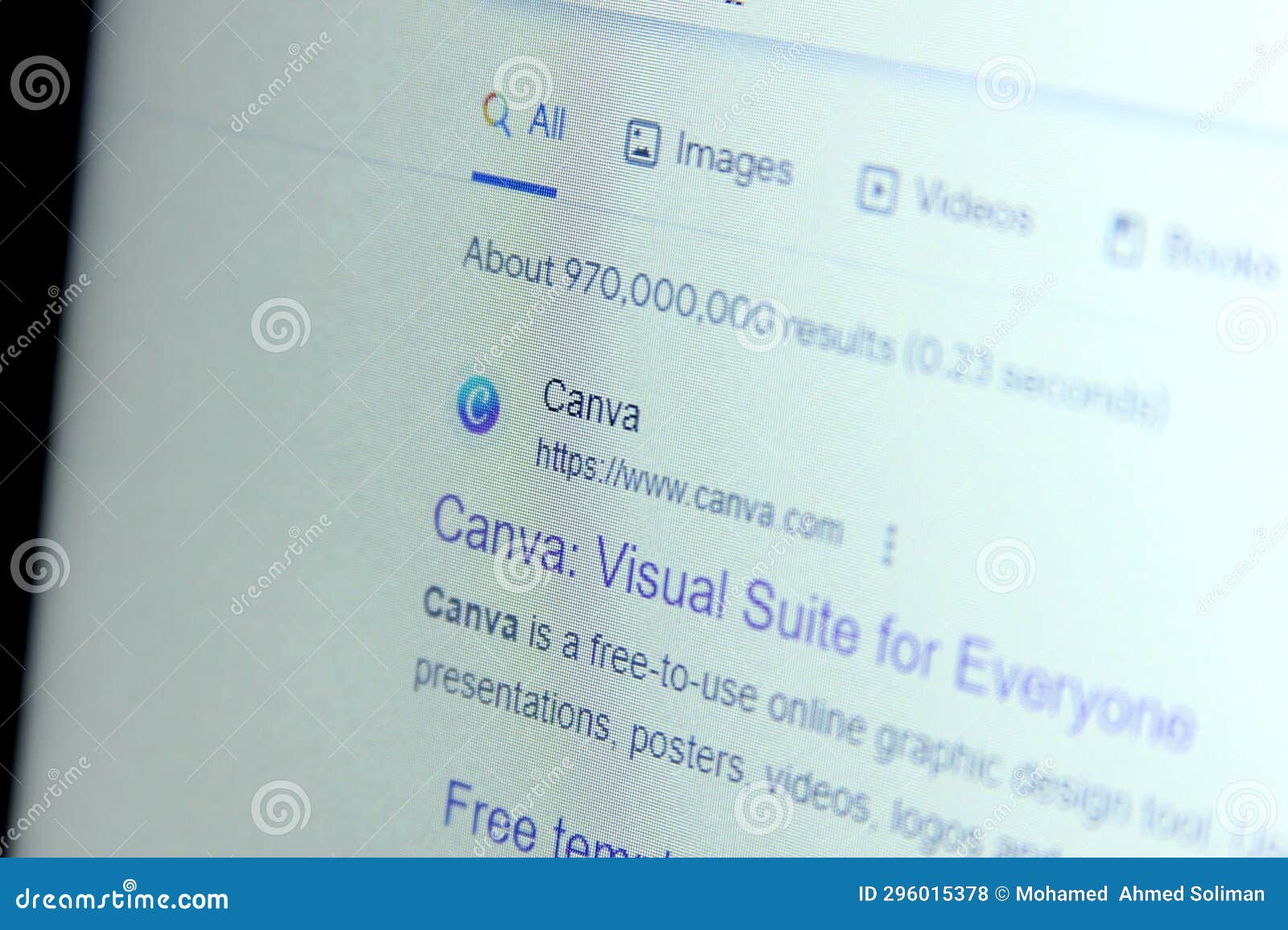 Canva website editorial stock photo. Image of smartphone - 296015378
