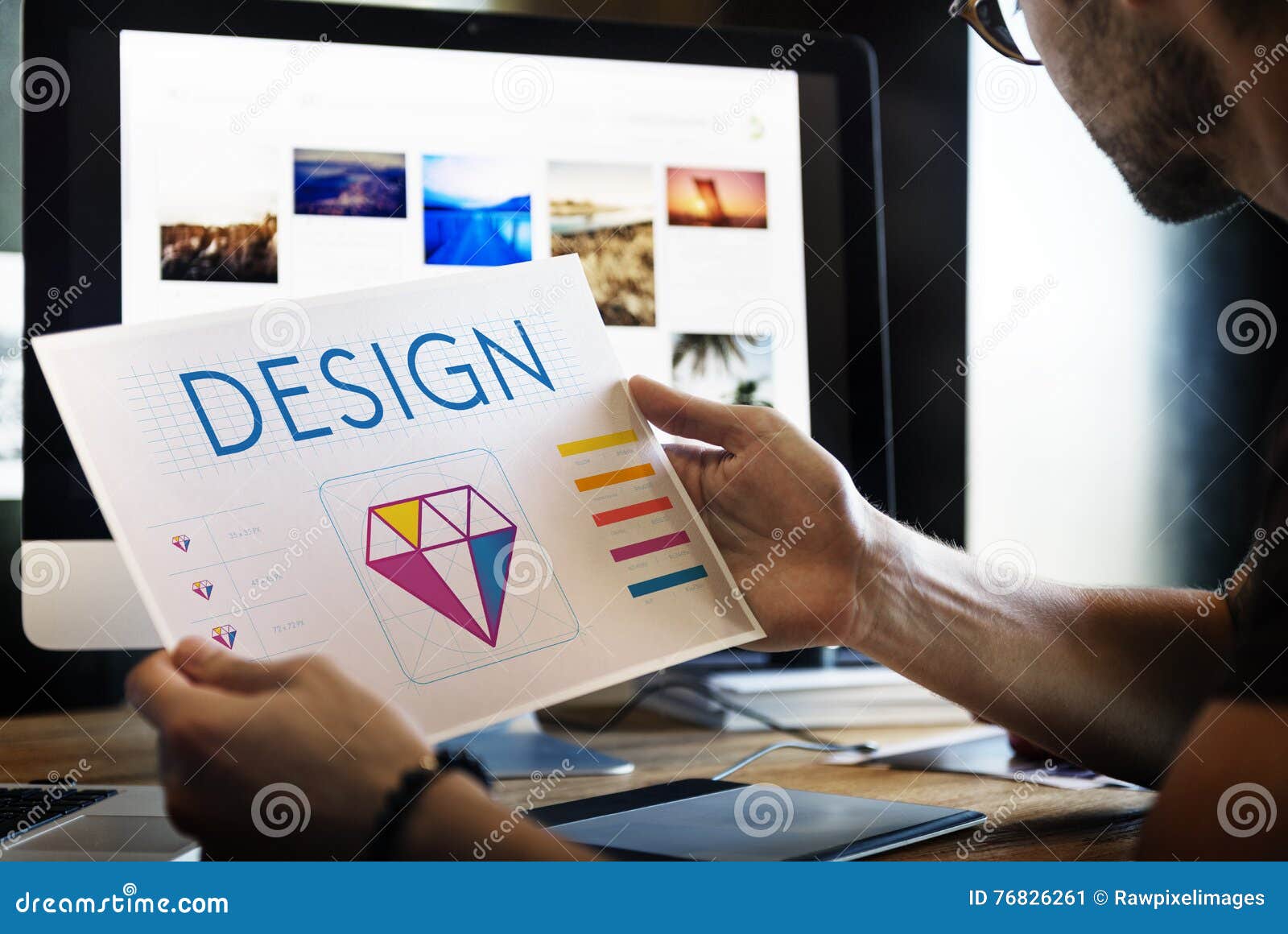 Graphic Design Creative Imagination Concept Stock Image - Image of ...