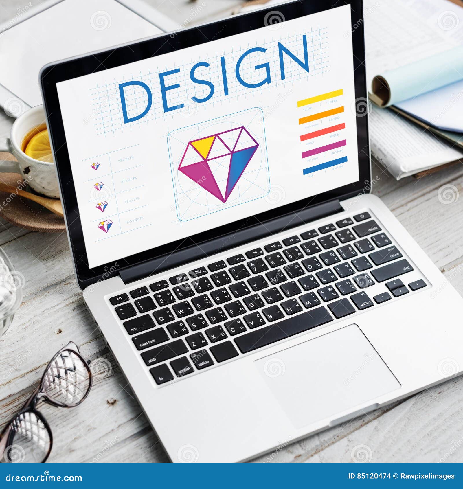 Graphic Design Creative Imagination Concept Stock Photo - Image of ...