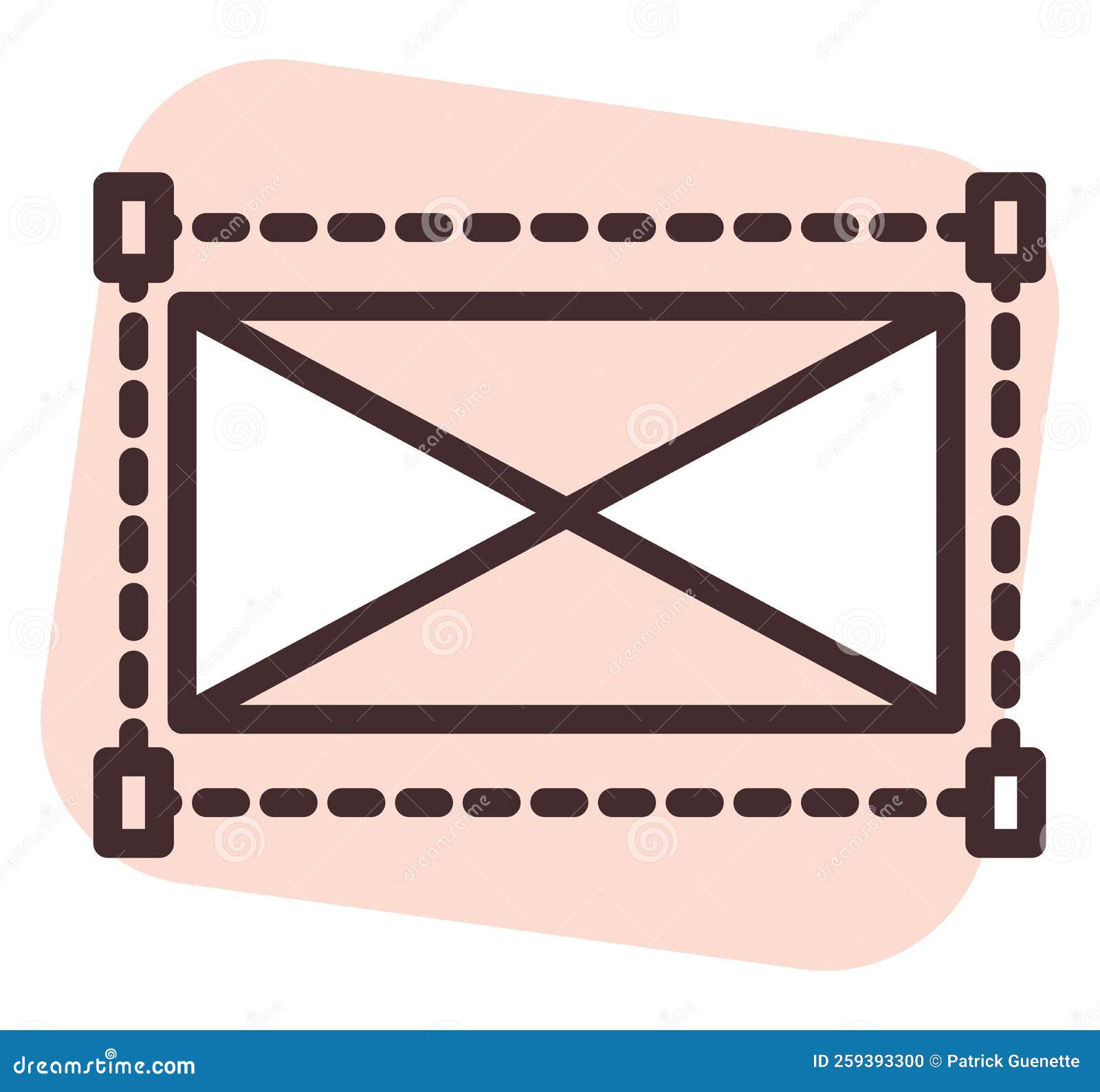 Graphic design crop, icon stock vector. Illustration of isolated ...