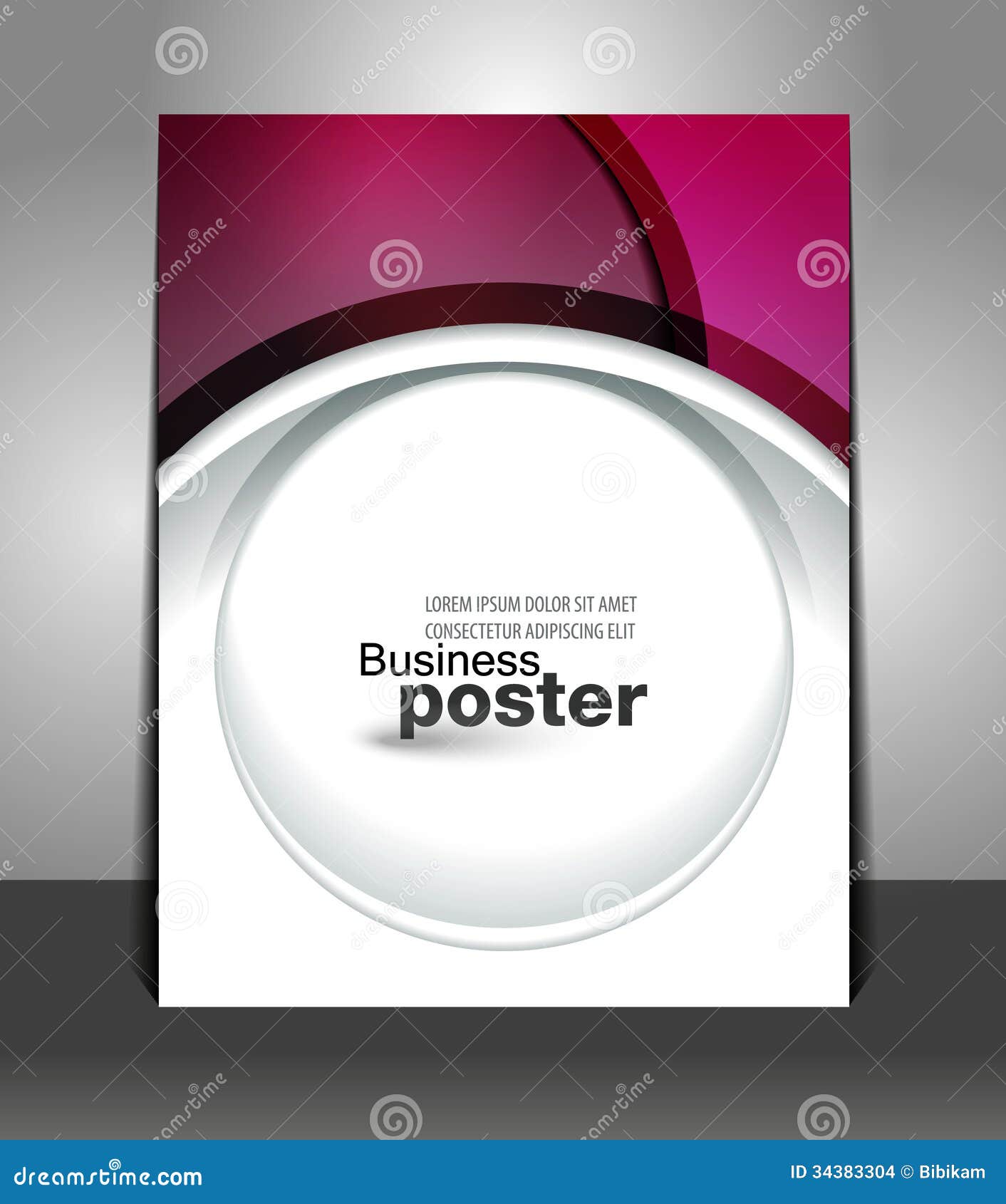 Graphic Design Elegant Poster Stock Vector - Illustration of flyer ...