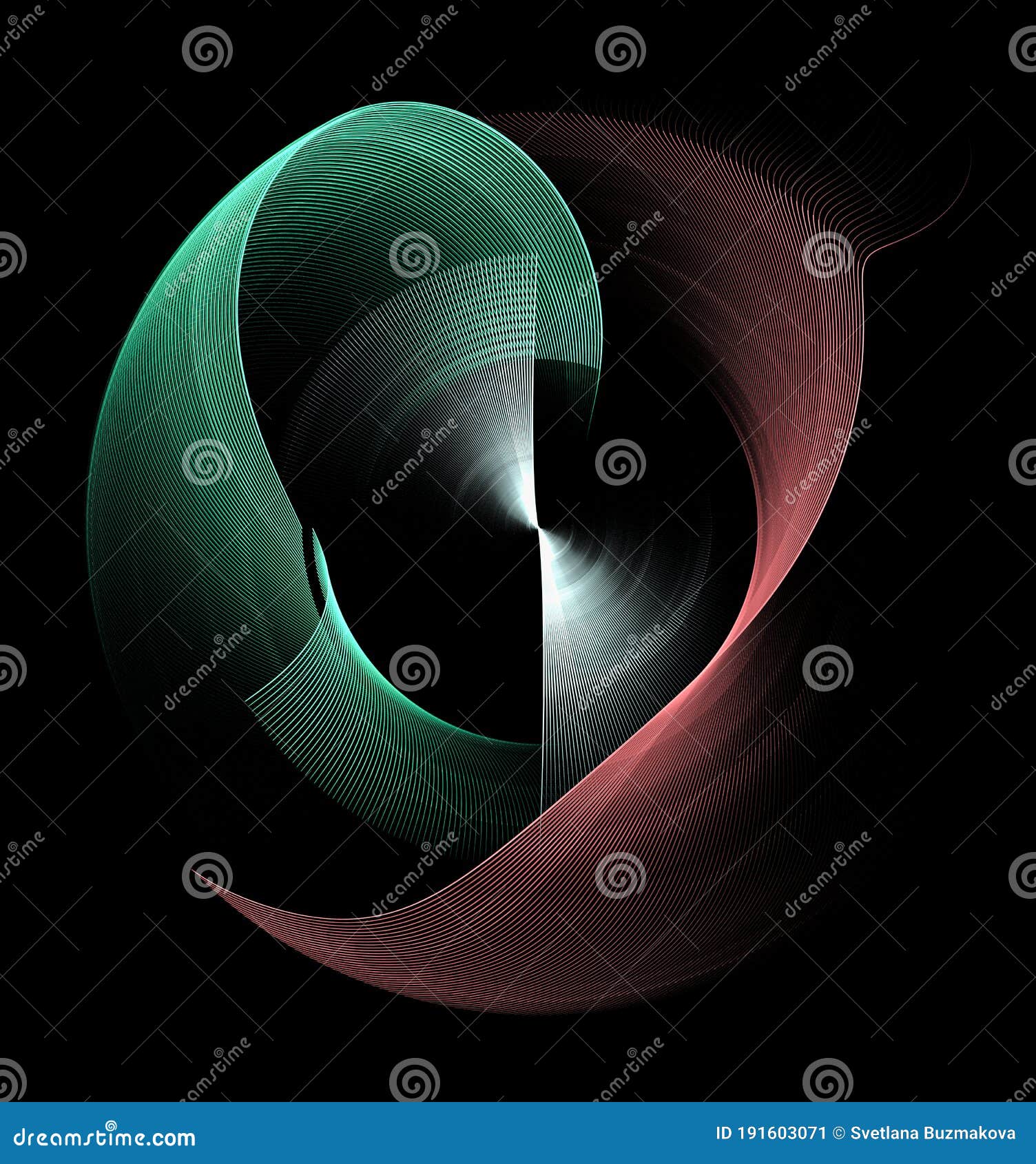 A Graphic Design Element Consists of Several Striped Planes. the Planes ...