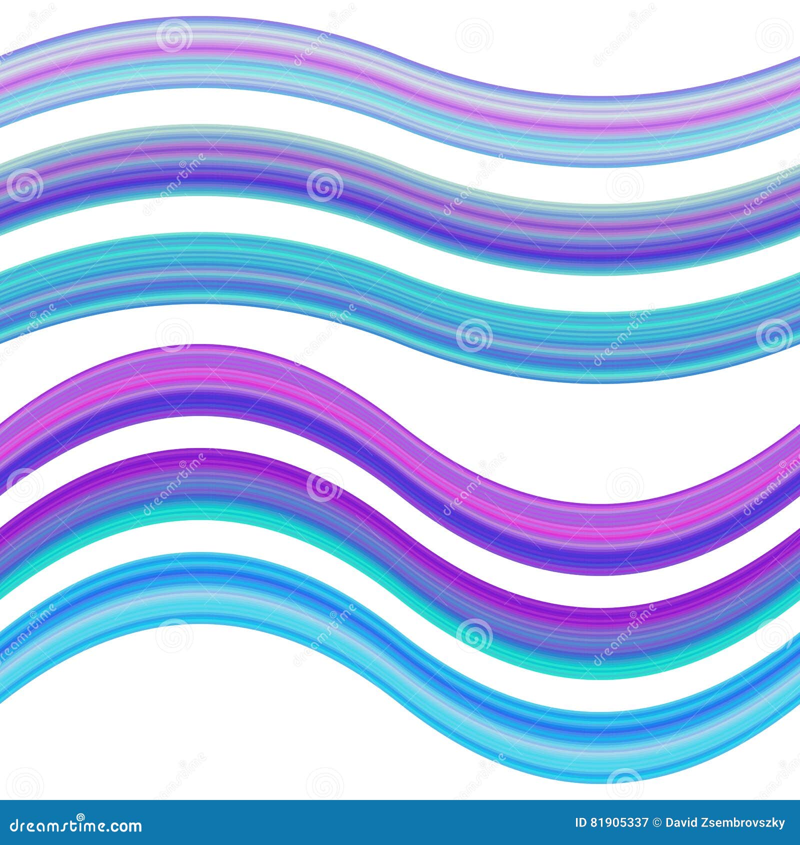 Graphic Design Element Set - Gradient Ribbons Stock Vector ...