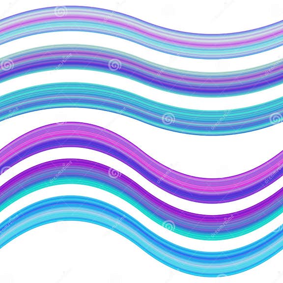 Graphic Design Element Set - Gradient Ribbons Stock Vector ...