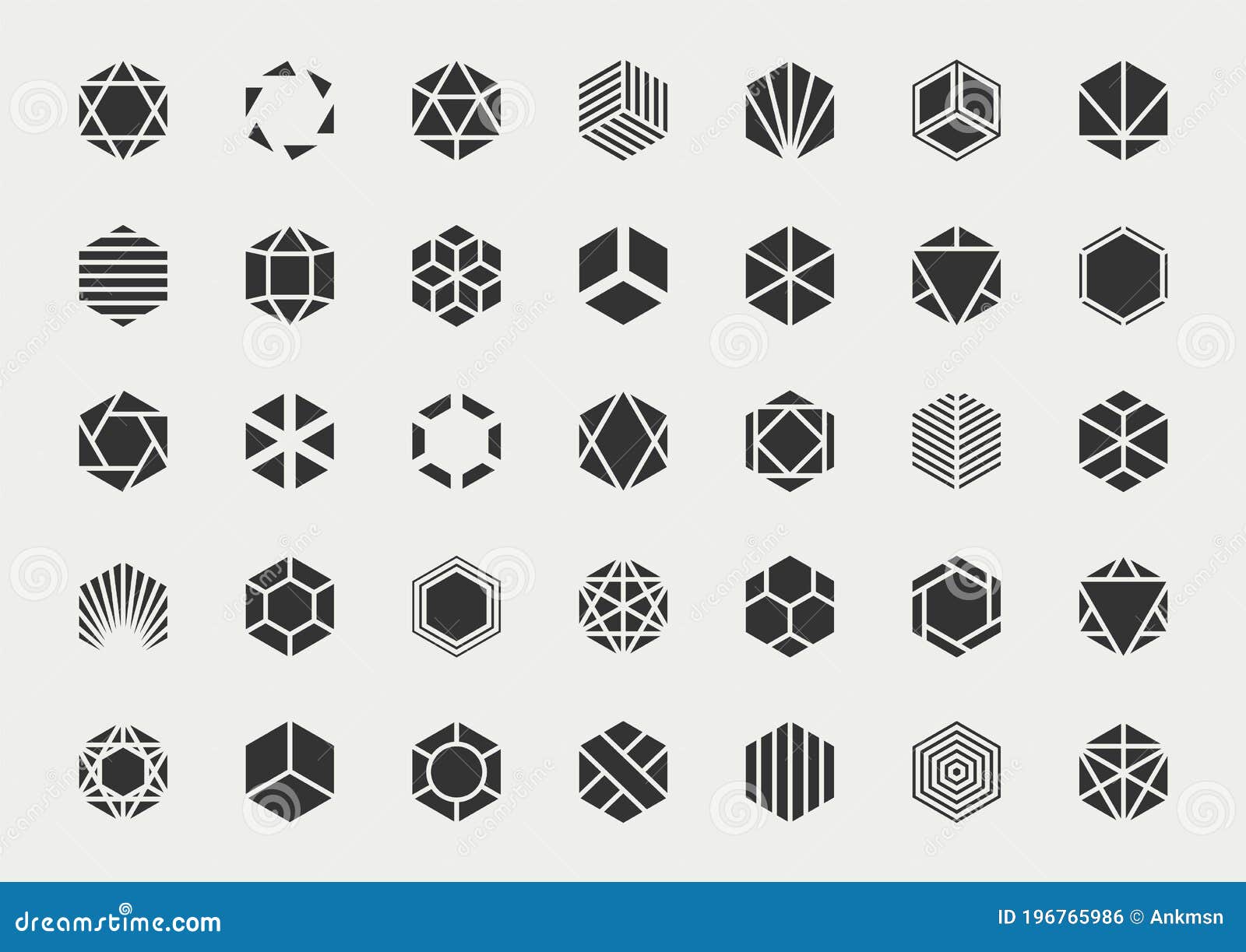 Graphic Design Element Set. Vector Logo Template Stock Vector ...