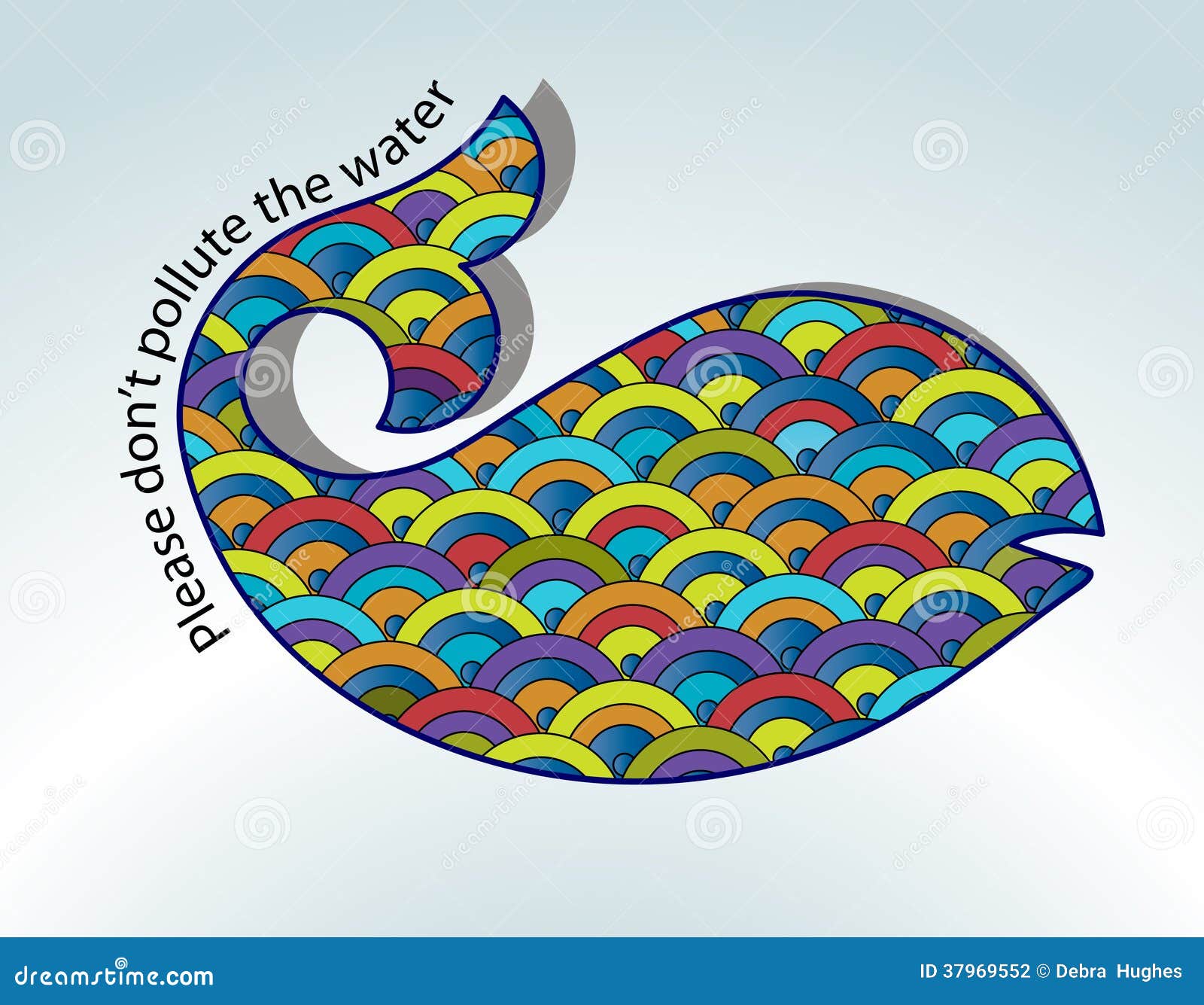 Graphic design fish stock vector. Illustration of clean - 37969552