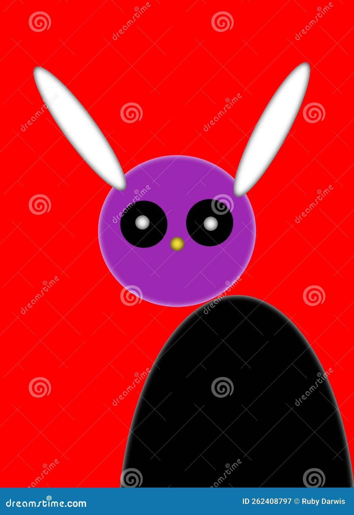 A Graphic Design in the Form of a Character in the Form of a Strange ...