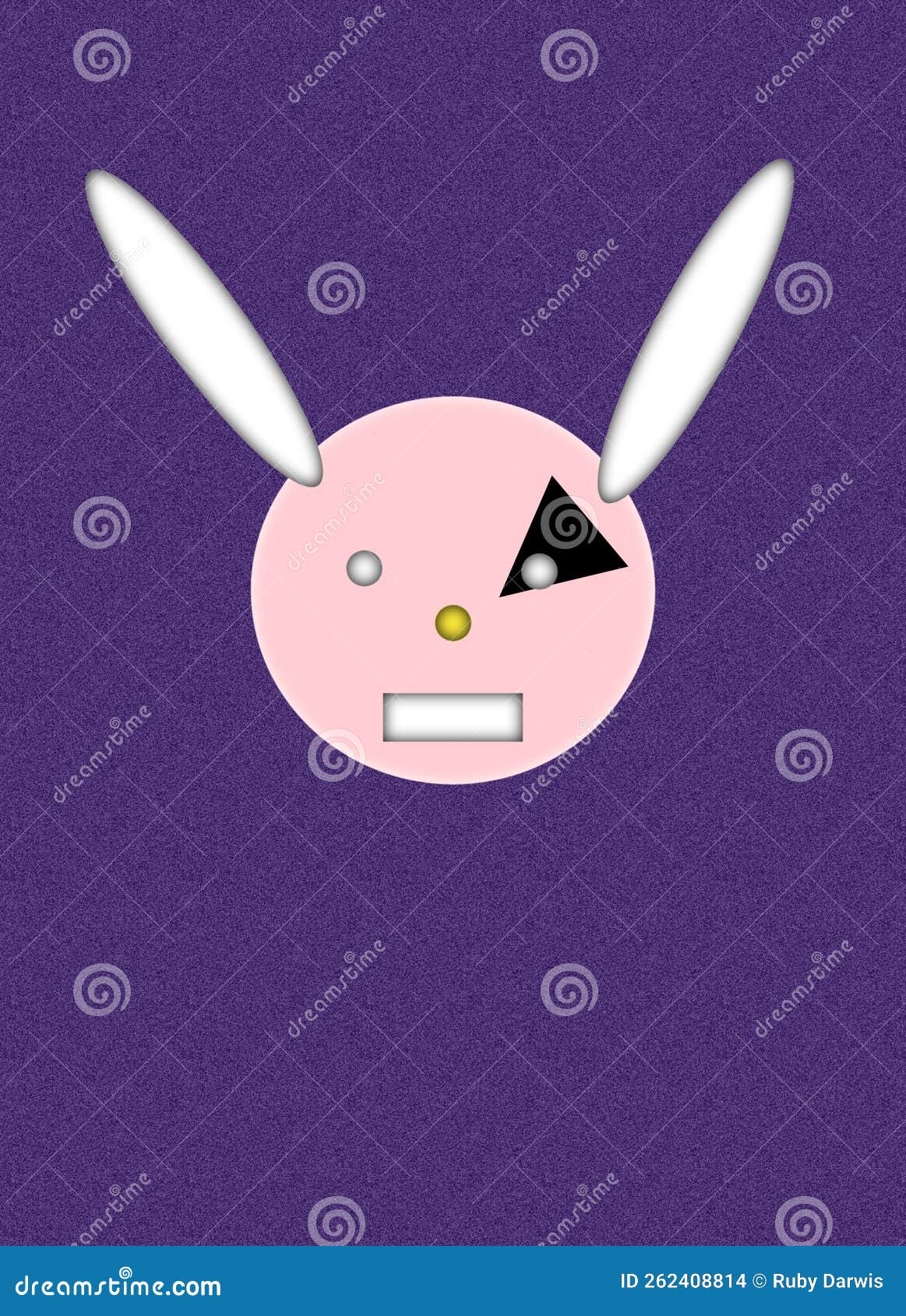 A Graphic Design in the Form of a Character in the Form of a Strange ...