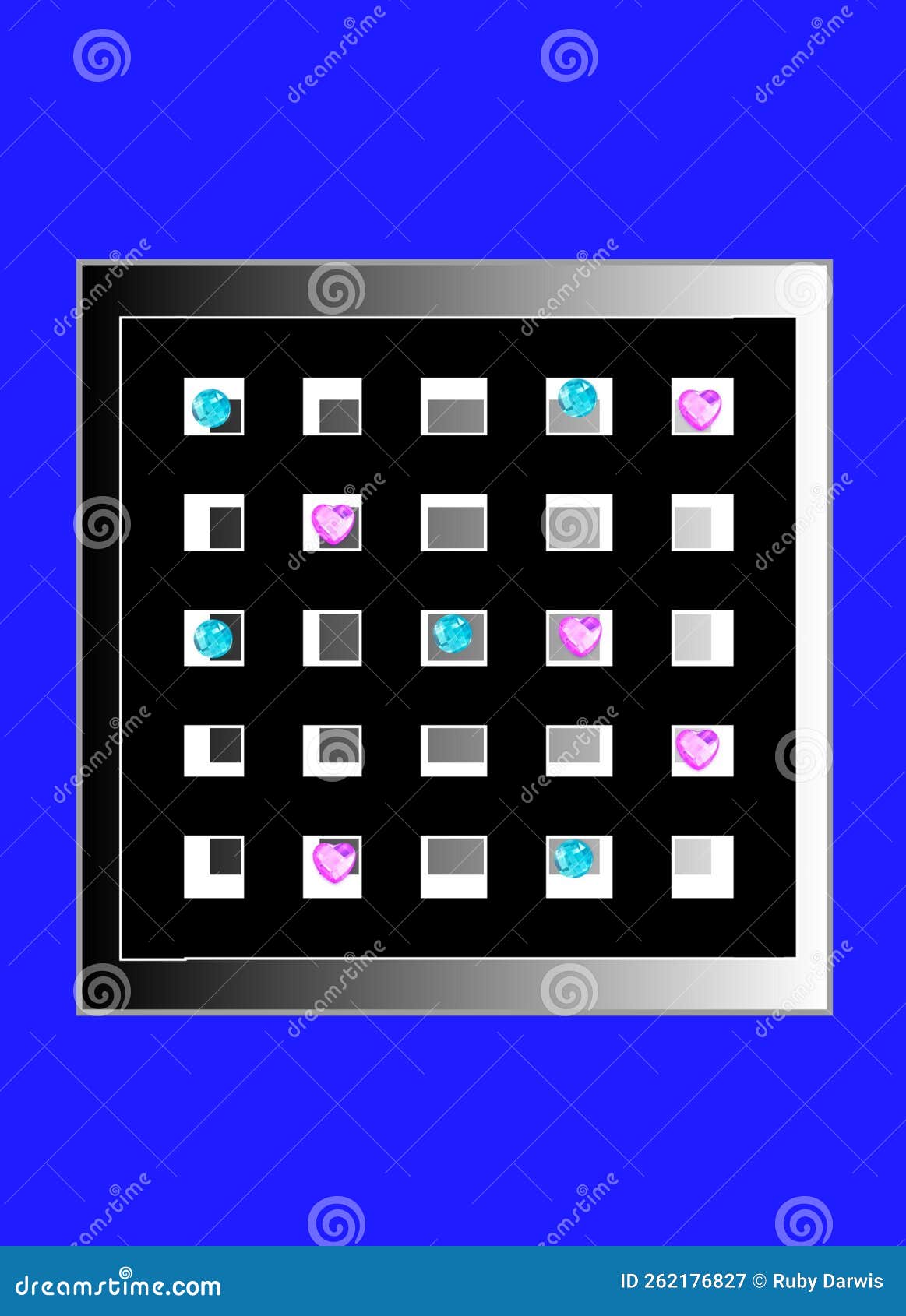 A Graphic Design in the Form of a Three-dimensional Chess Mat Stock ...