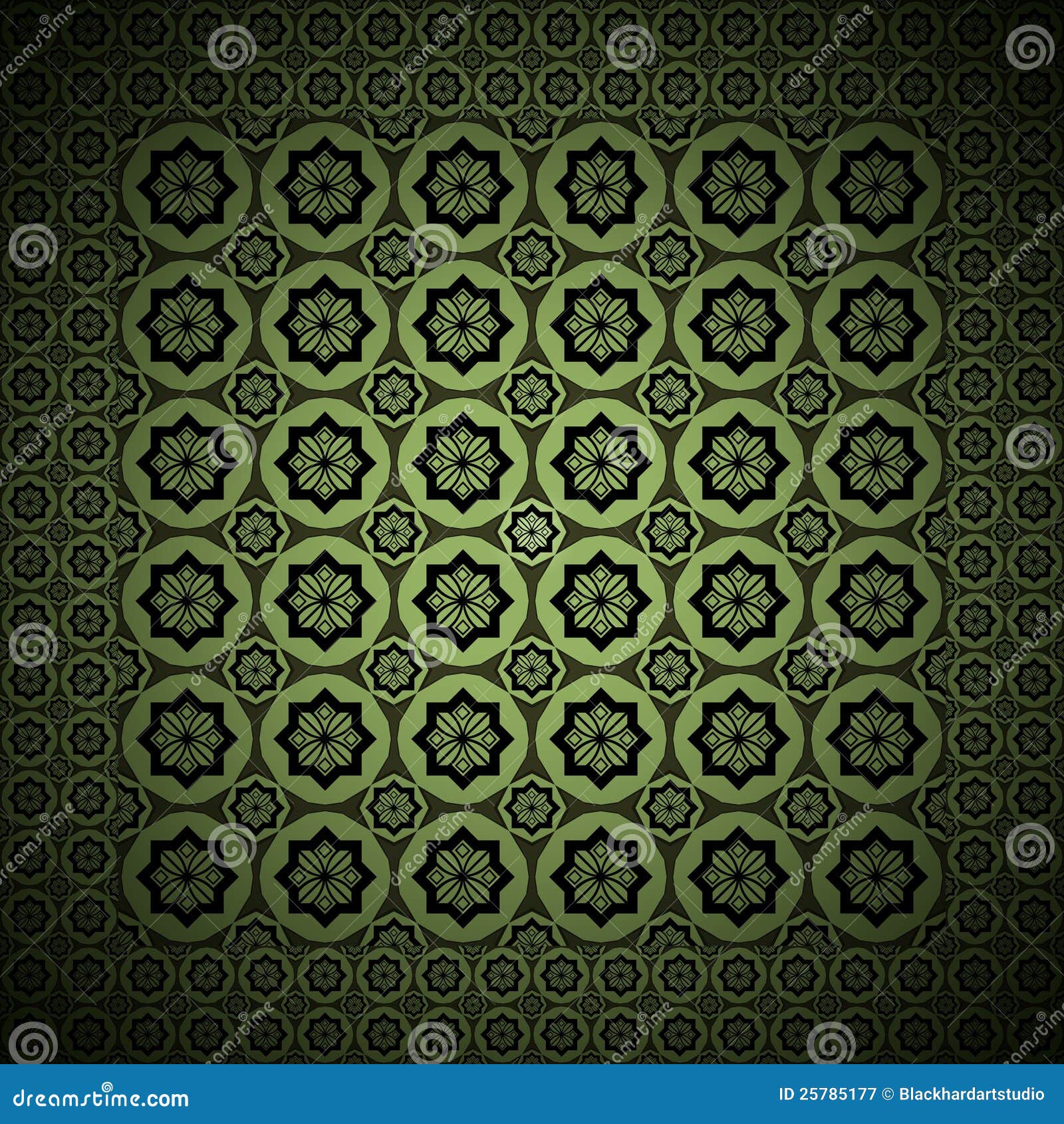 The Graphic Design Green Vintage Style Stock Illustration ...