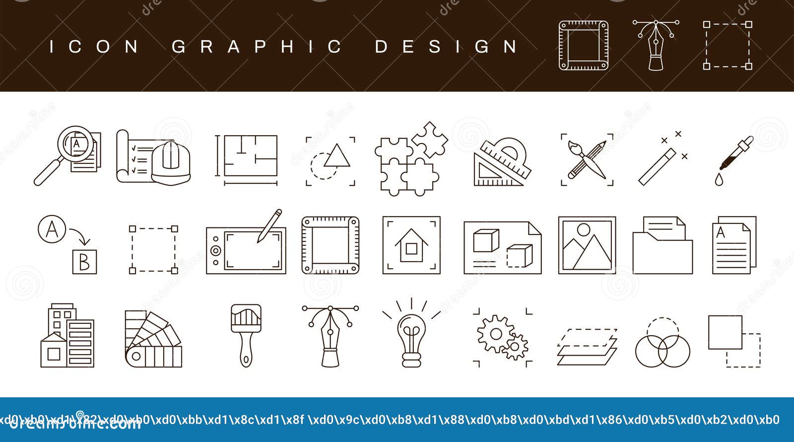 Graphic Design Icon. Computer Designer Tool Symbol. Digital Software ...