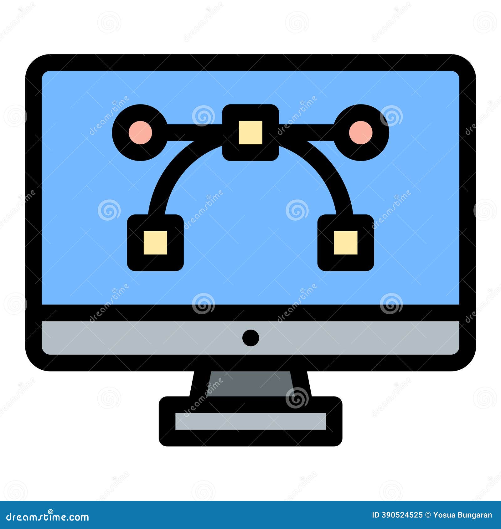 Visual Communication For Marketing Ads Tiny Person Neubrutalism Concept Vector Illustration ...