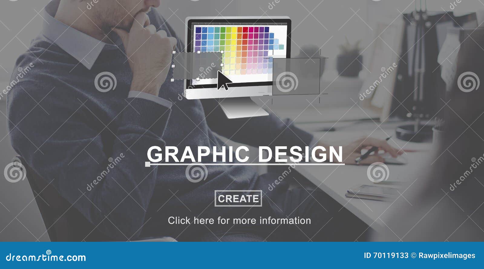 Graphic Design Illustration Art Work Concept Stock Illustration ...