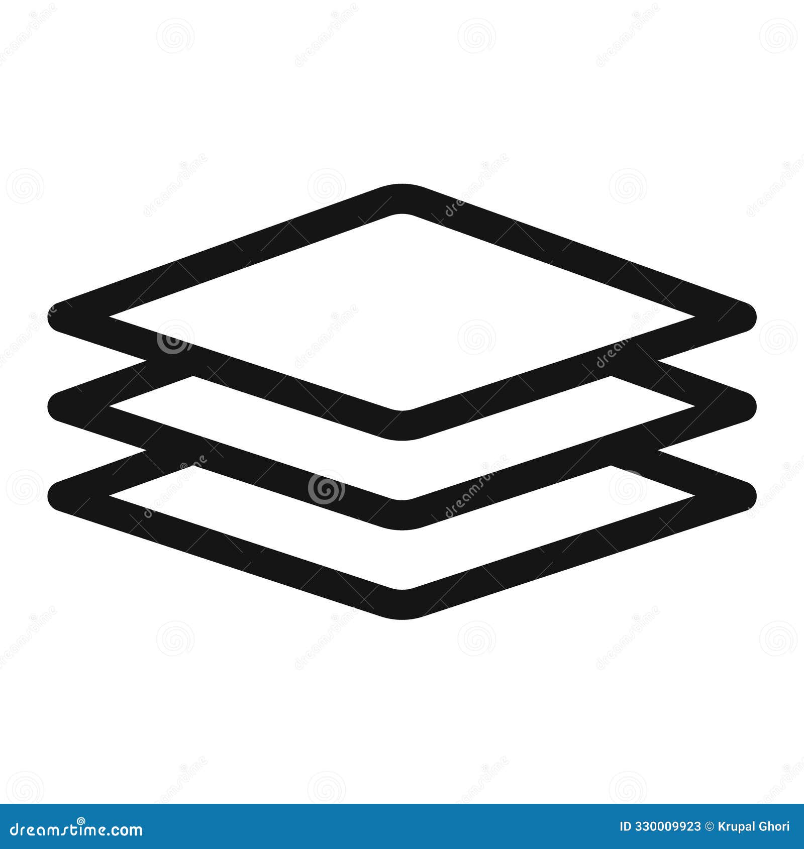 Graphic Design Layers Icon Ideal for Creative and Visual Design Stock ...