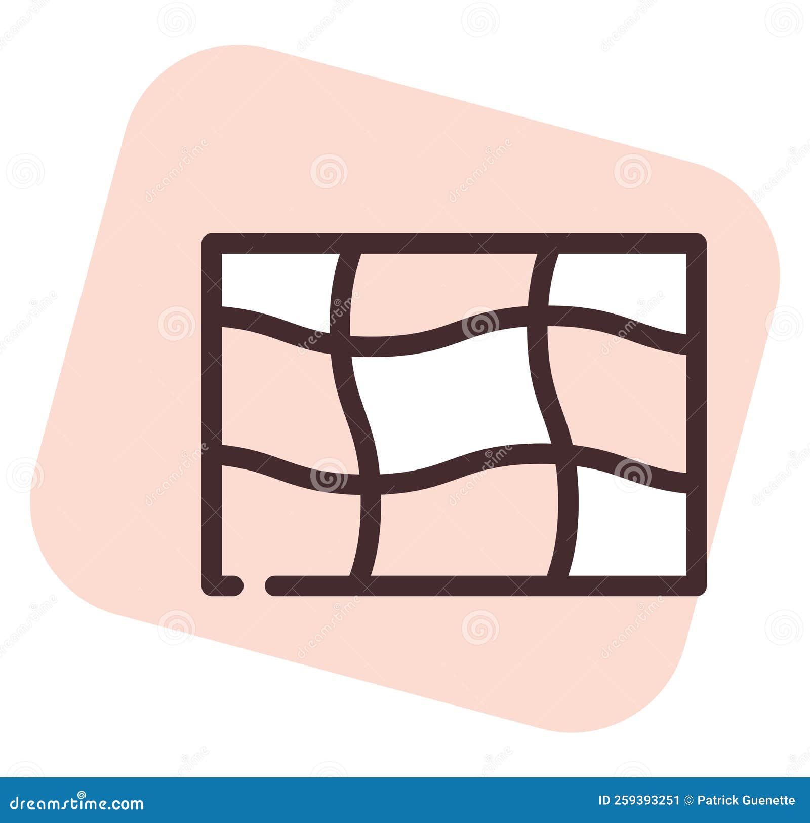 Graphic design mesh, icon stock vector. Illustration of template ...
