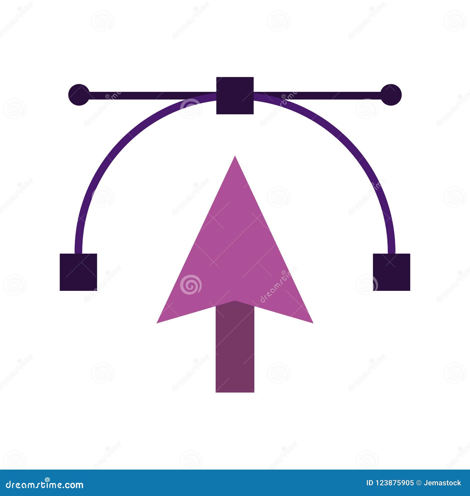 Graphic design pointer stock vector. Illustration of pointer - 123875905