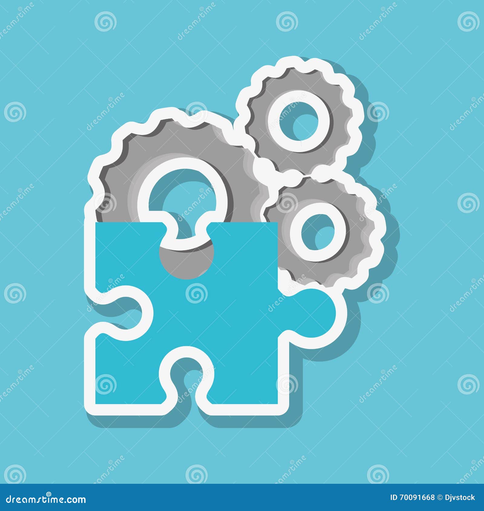 Graphic Design of Puzzle , Vector Illustration Stock Vector ...