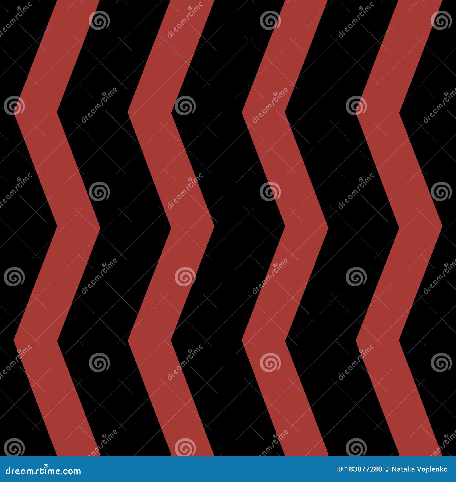 Graphic Design Red and Black Stripped Pattern. Stock Illustration ...