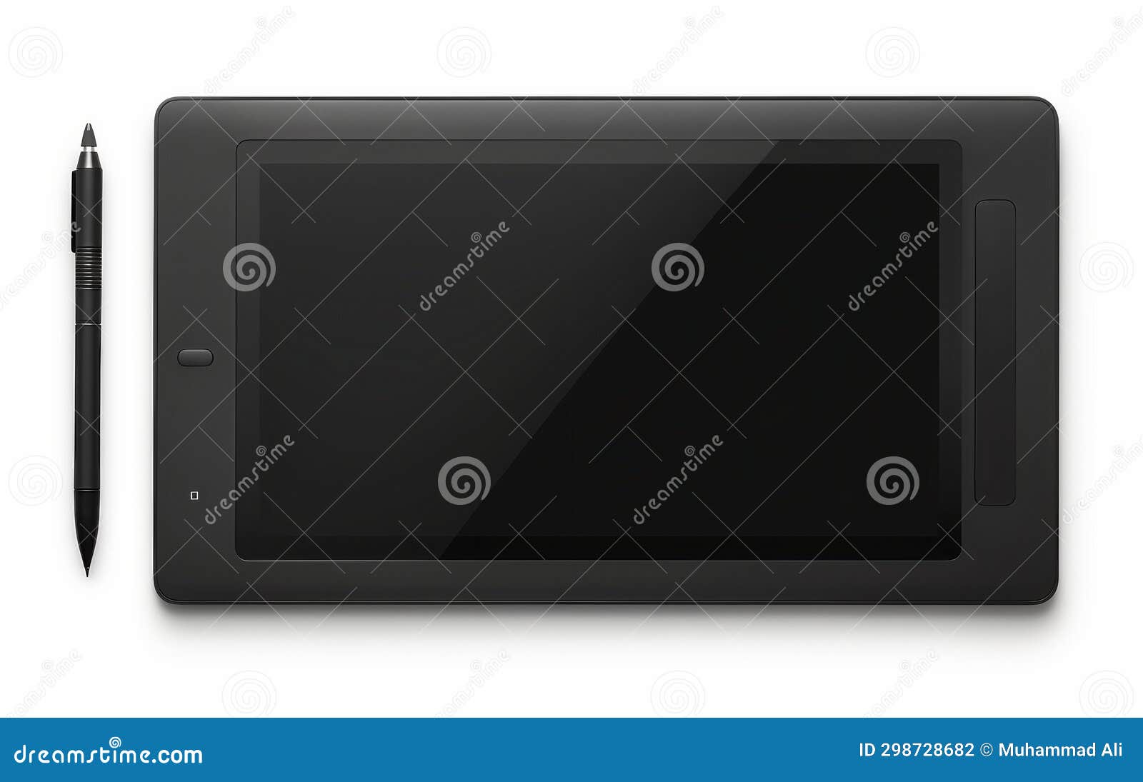 Graphic Design Setup on White Background Stock Illustration ...