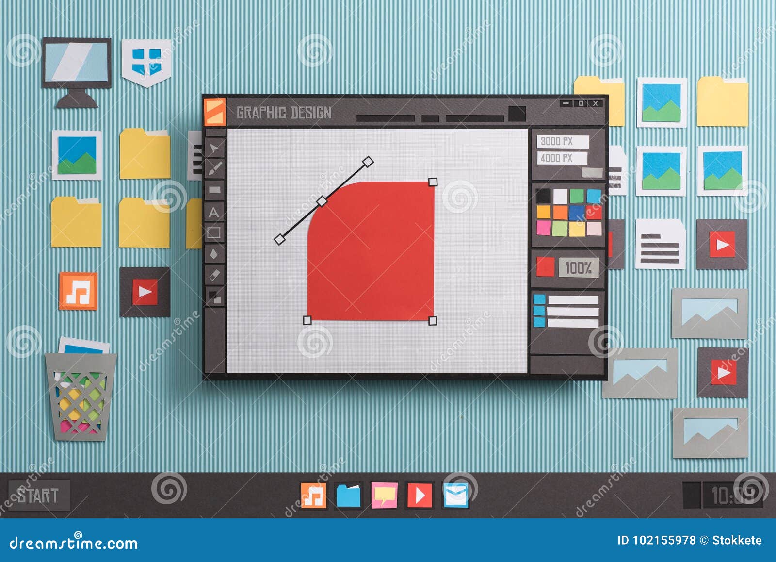 Graphic design software stock photo. Image of creative - 102155978