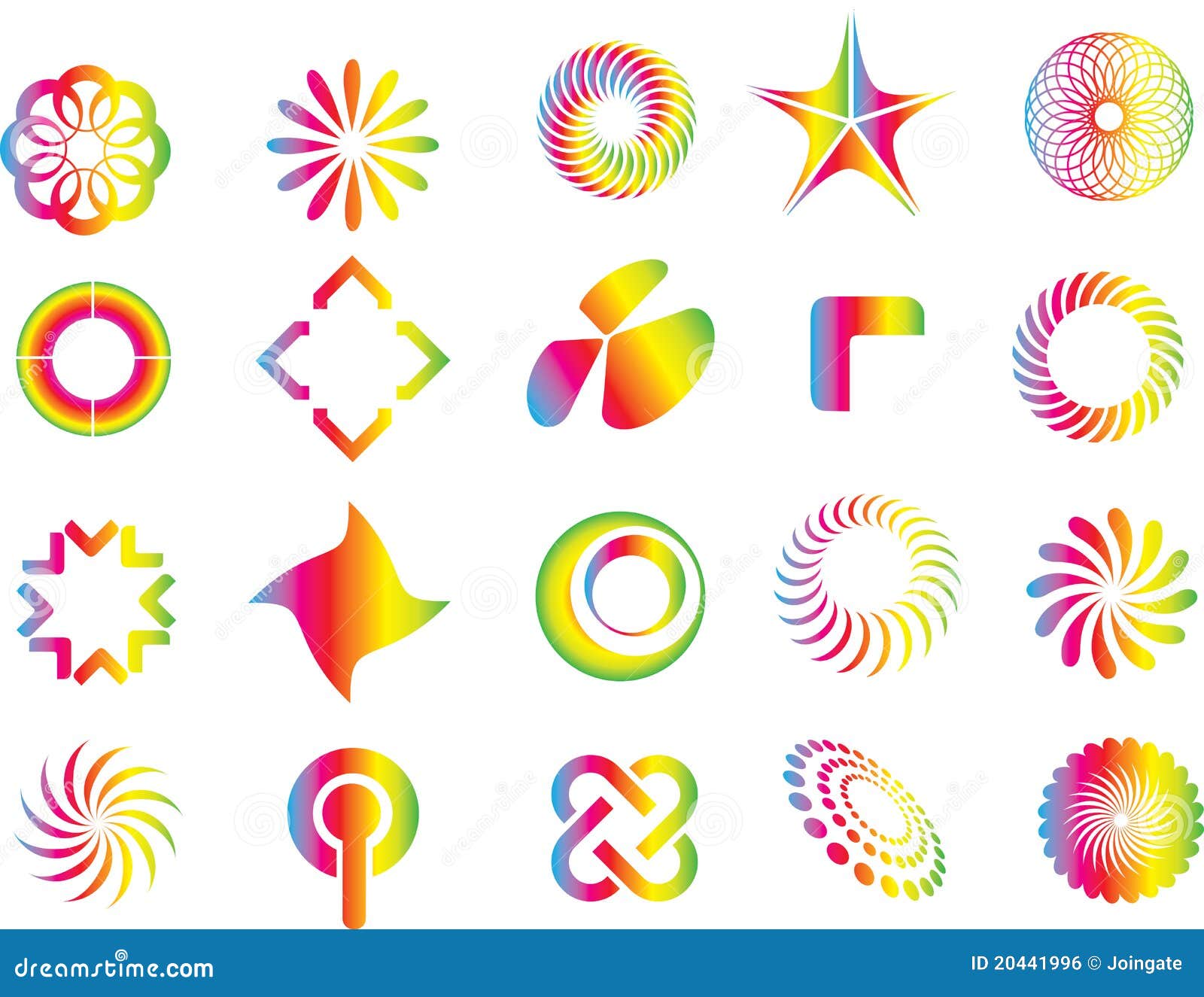 Graphic Design Symbol Elements Royalty Free Stock Image - Image: 20441996