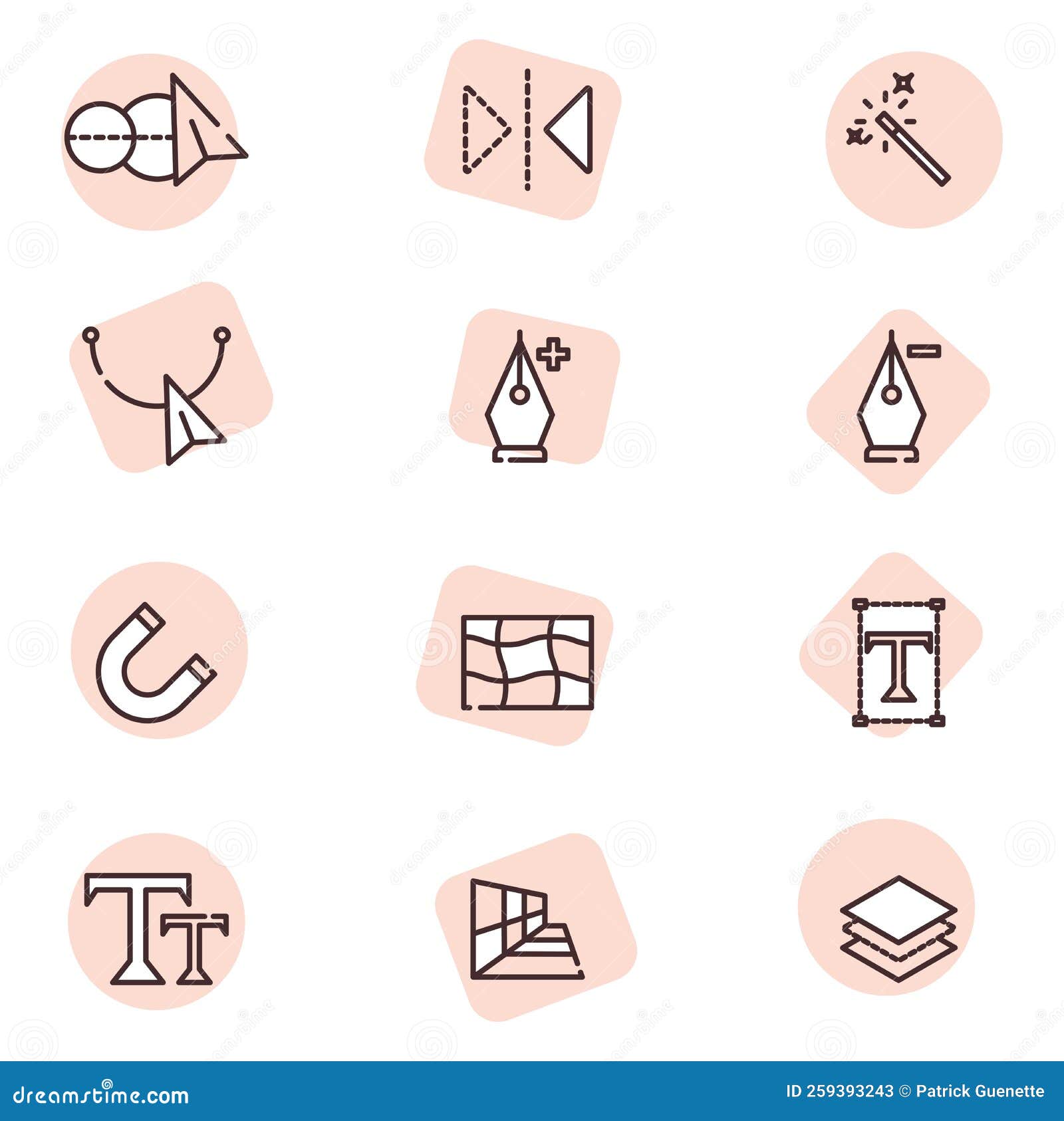 Graphic Design Technology, Icon Stock Vector - Illustration of grey ...