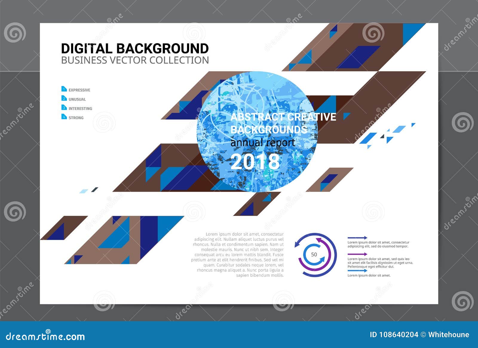 Graphic design template stock vector. Illustration of abstract - 108640204