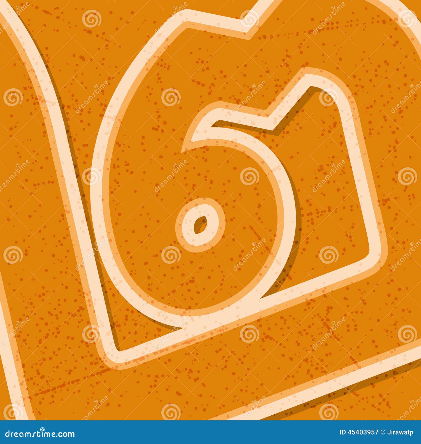 Graphic Design Thailand Numbers. Stock Vector - Illustration of ...