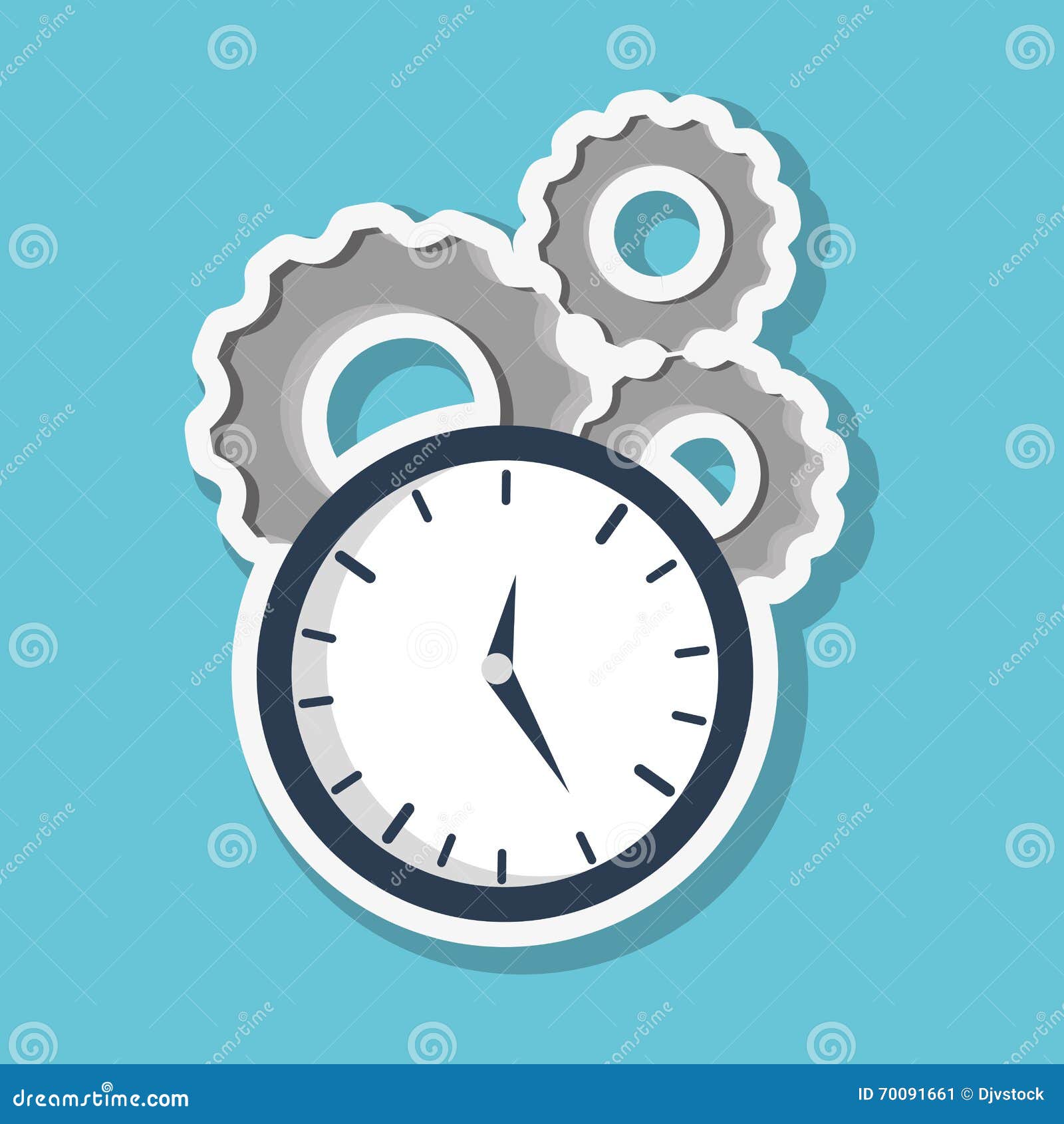 Graphic Design of Time , Vector Illustration Stock Vector ...