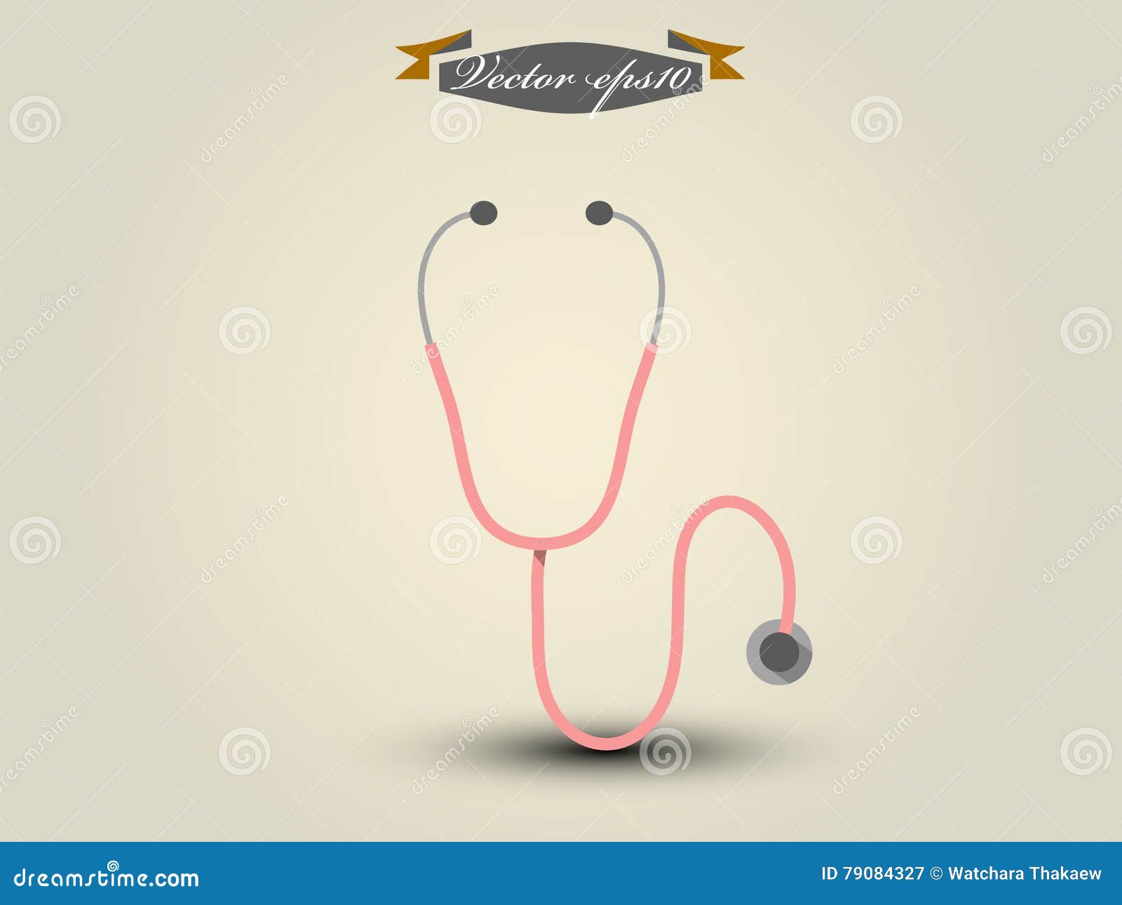 Graphic Design Vector of Stethoscope Stock Illustration - Illustration ...