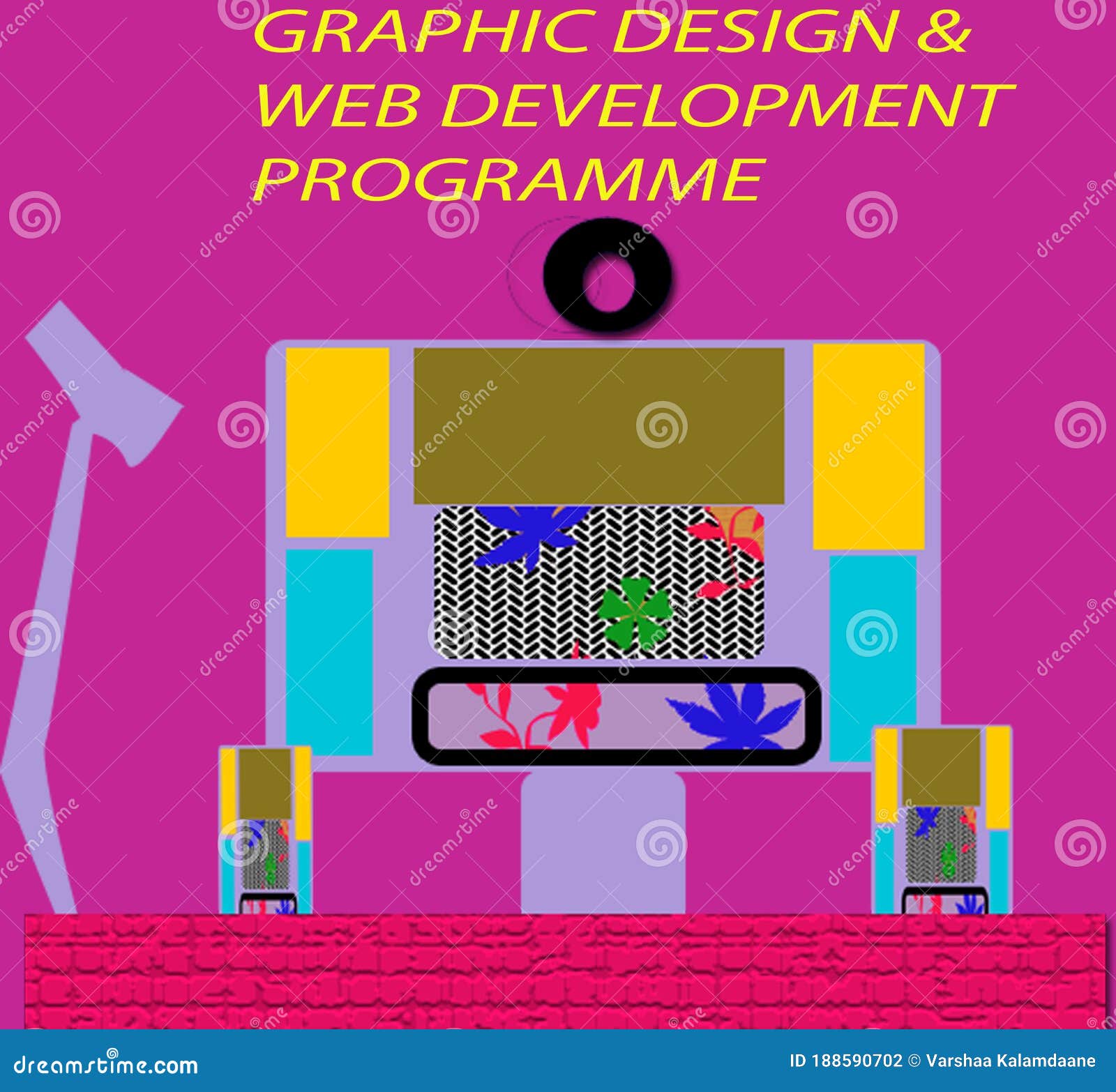 Graphic Design & Web Development Programme Banner Working Both Work at ...