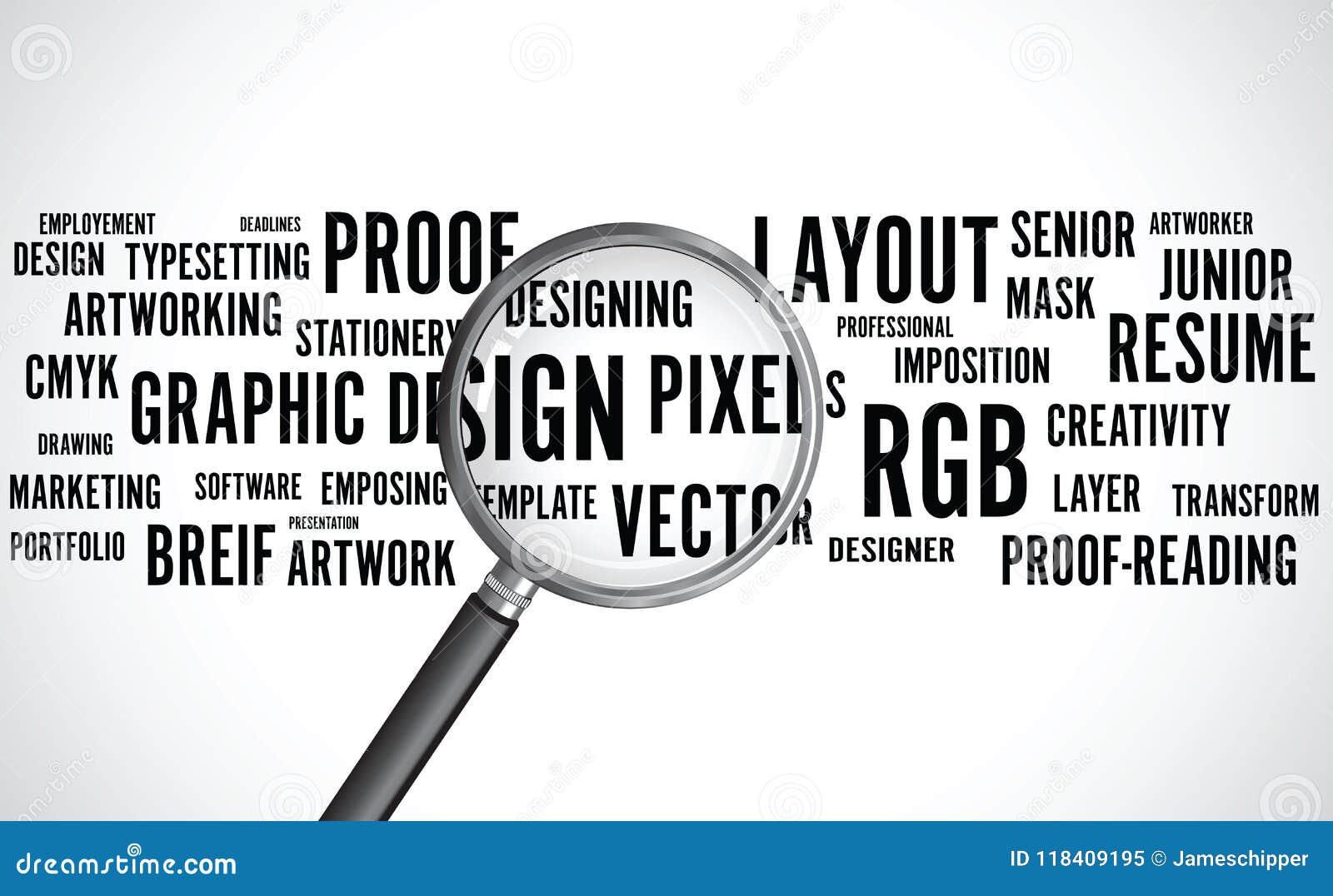 A Graphic Design Word Background Stock Vector - Illustration of layout ...