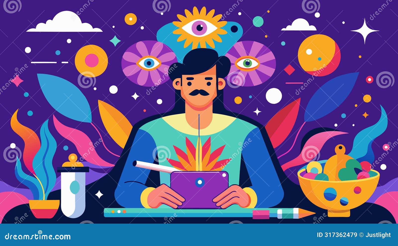 A Graphic Designer Creates Psychedelic and Visually Striking Designs ...