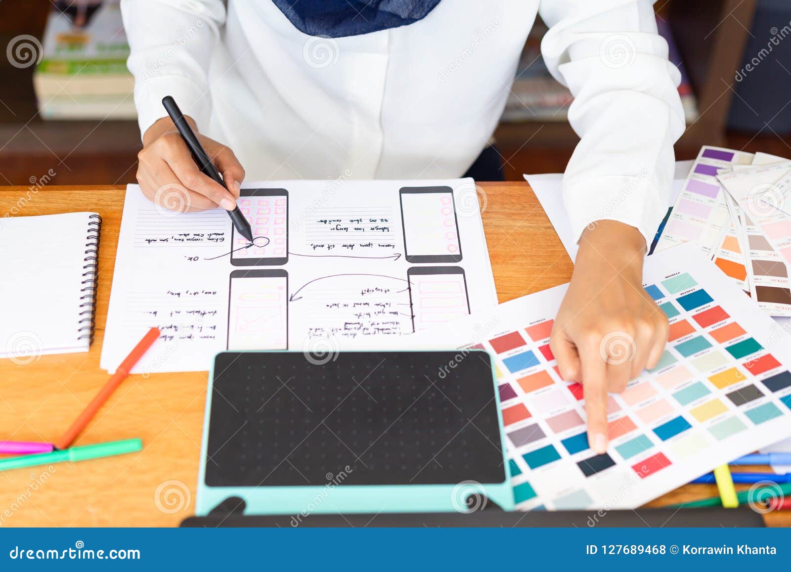 Graphic Designer Creative Graphic Planning Mobile Responsive Website ...