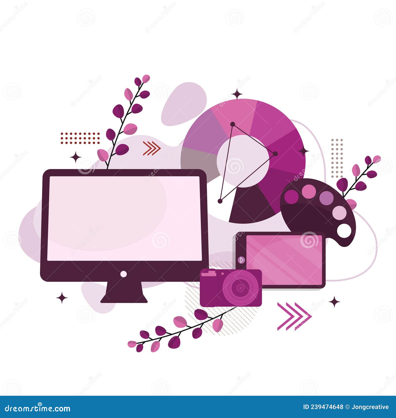 Graphic Designer Digital Graphic Drawing Tool Flat Design Illustration ... Graphic Designer Digital Graphic Drawing Tool Flat Design Illustration ...