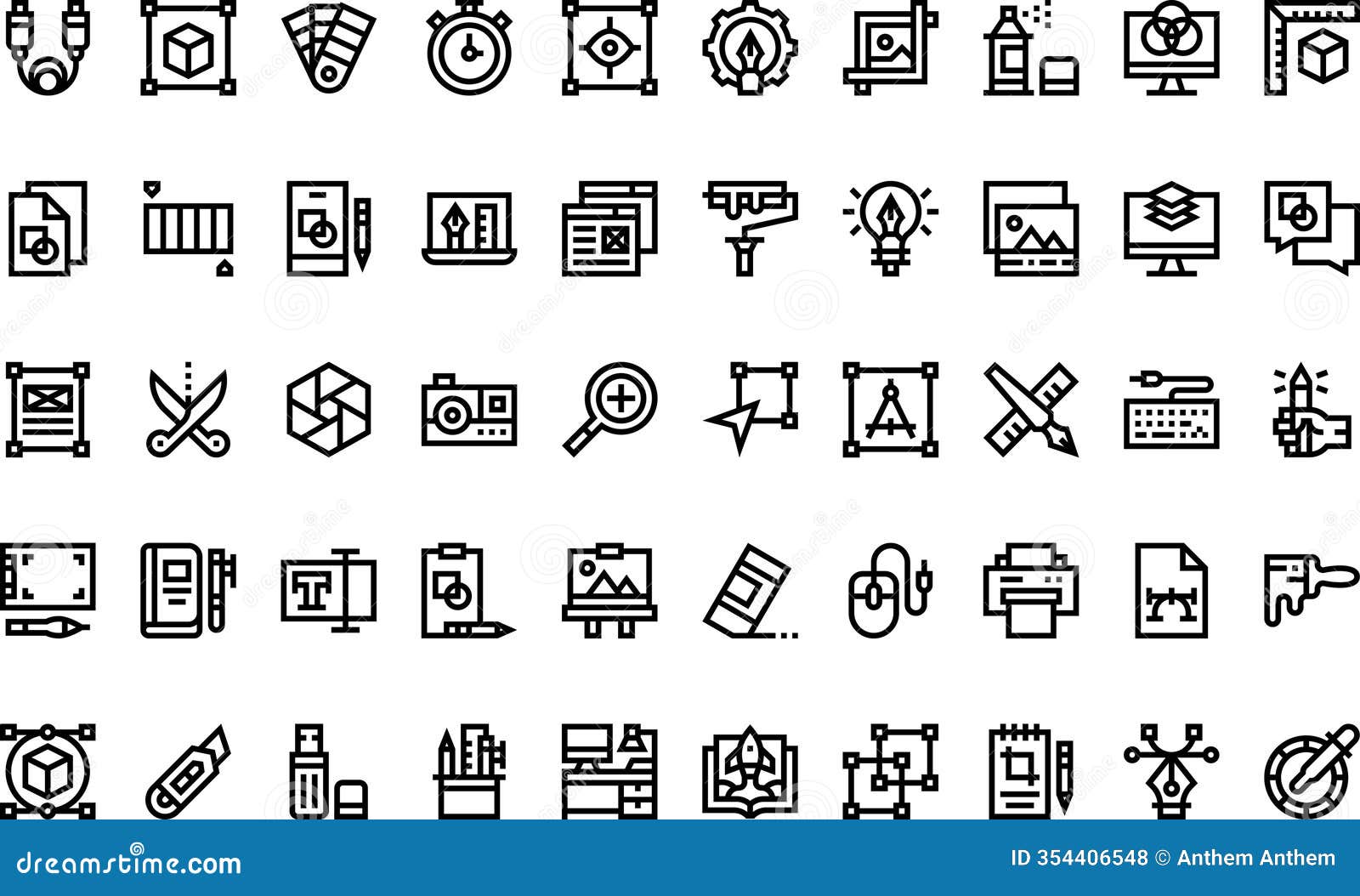 Graphic Designer Icons High-Quality Vector Icons Collection with ...