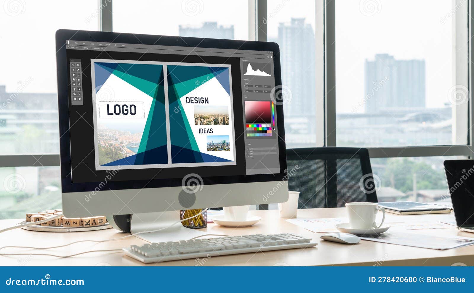 Graphic Designer Software for Modern Design of Web Page and Commercial ...