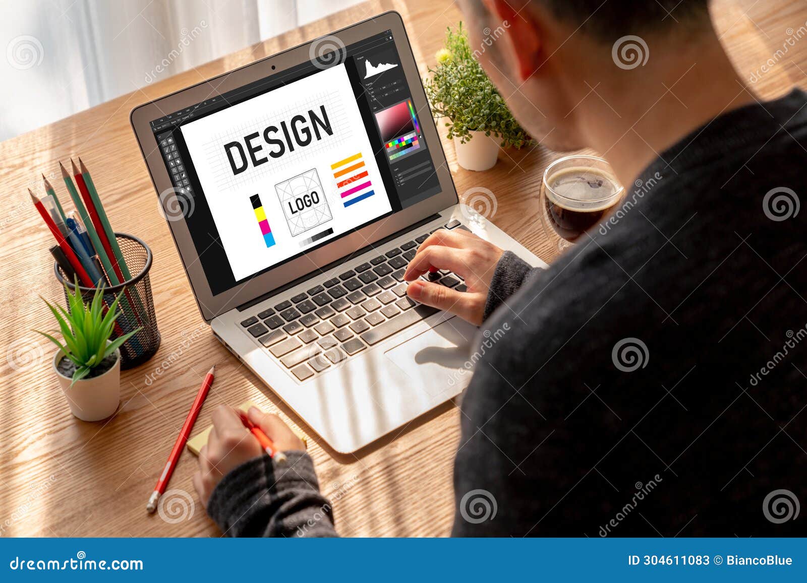 Graphic Designer Software for Modern Design of Web Page and Commercial ...
