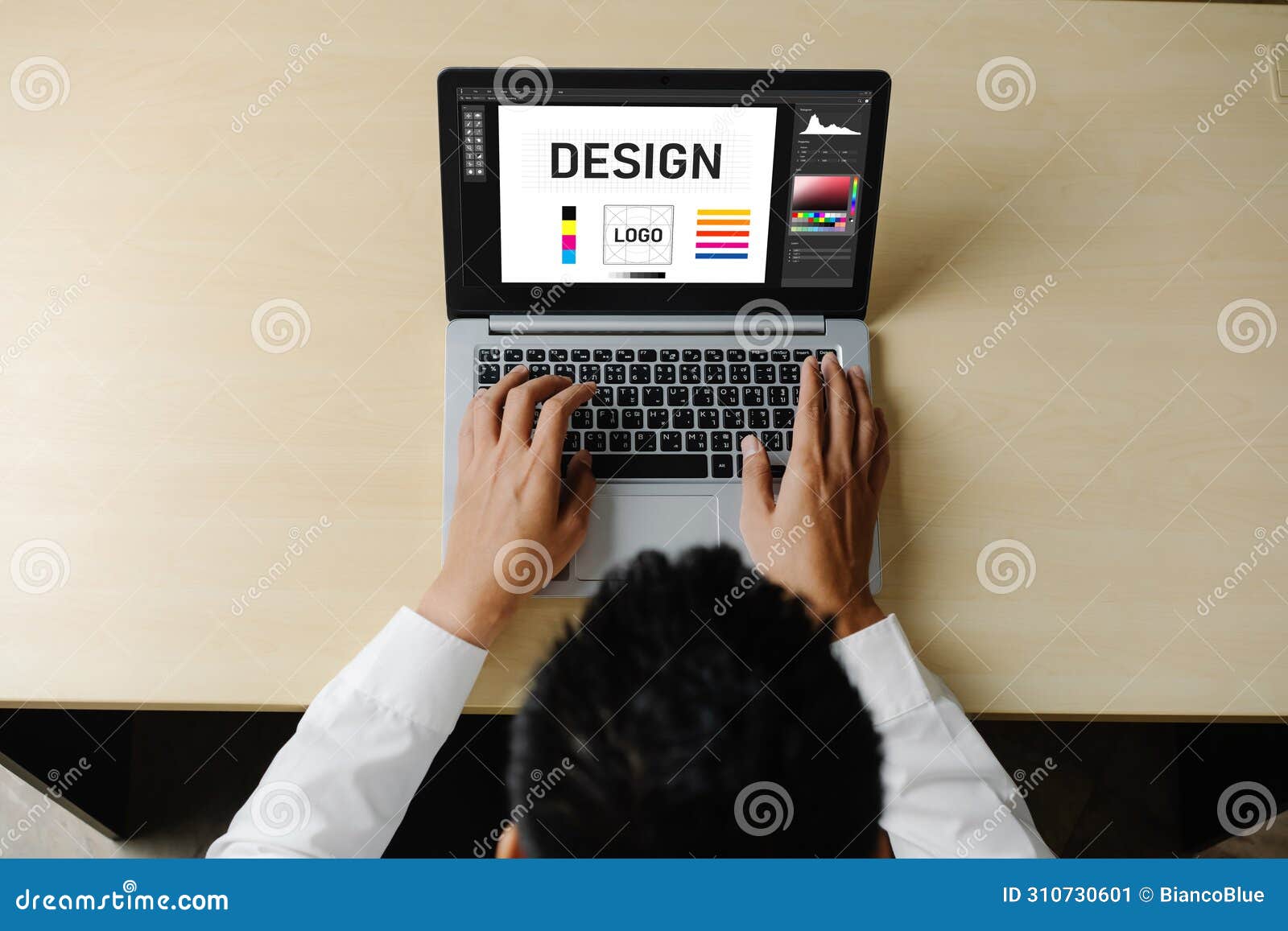Graphic Designer Software for Modern Design of Web Page and Commercial ...
