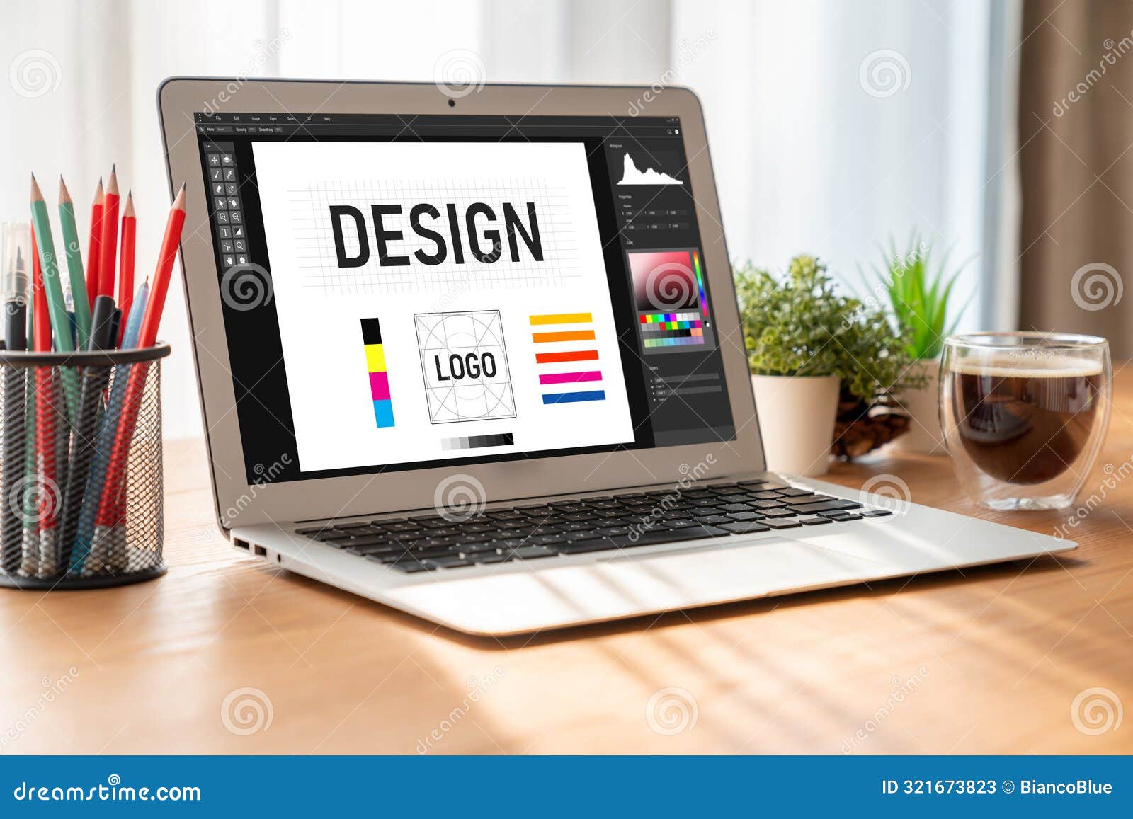 Graphic Designer Software for Modern Design of Web Page and Commercial ...