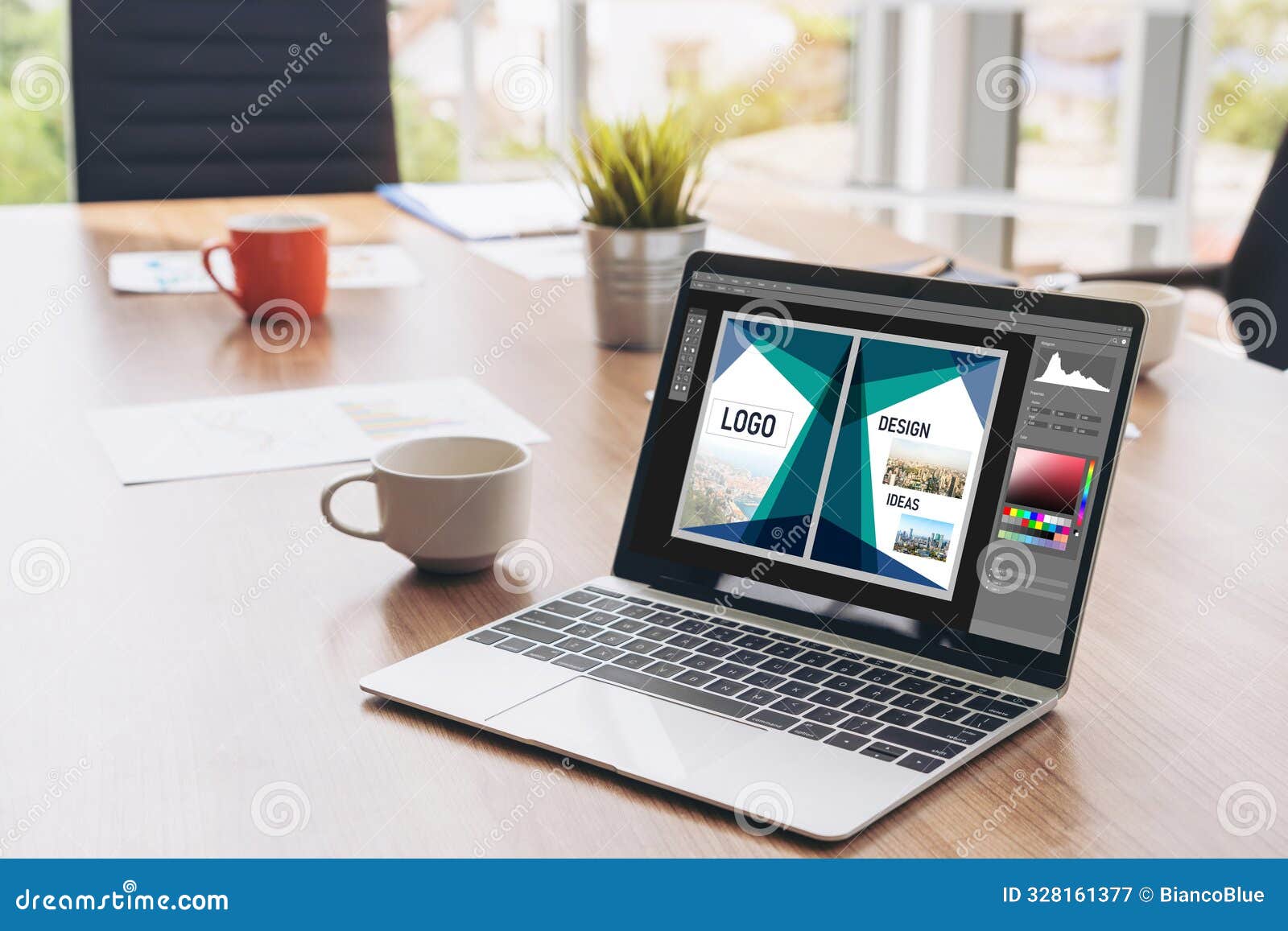 Graphic Designer Software for Modern Design of Web Page and Commercial ...