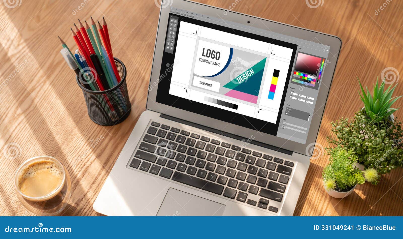 Graphic Designer Software for Modern Design of Web Page and Commercial ...