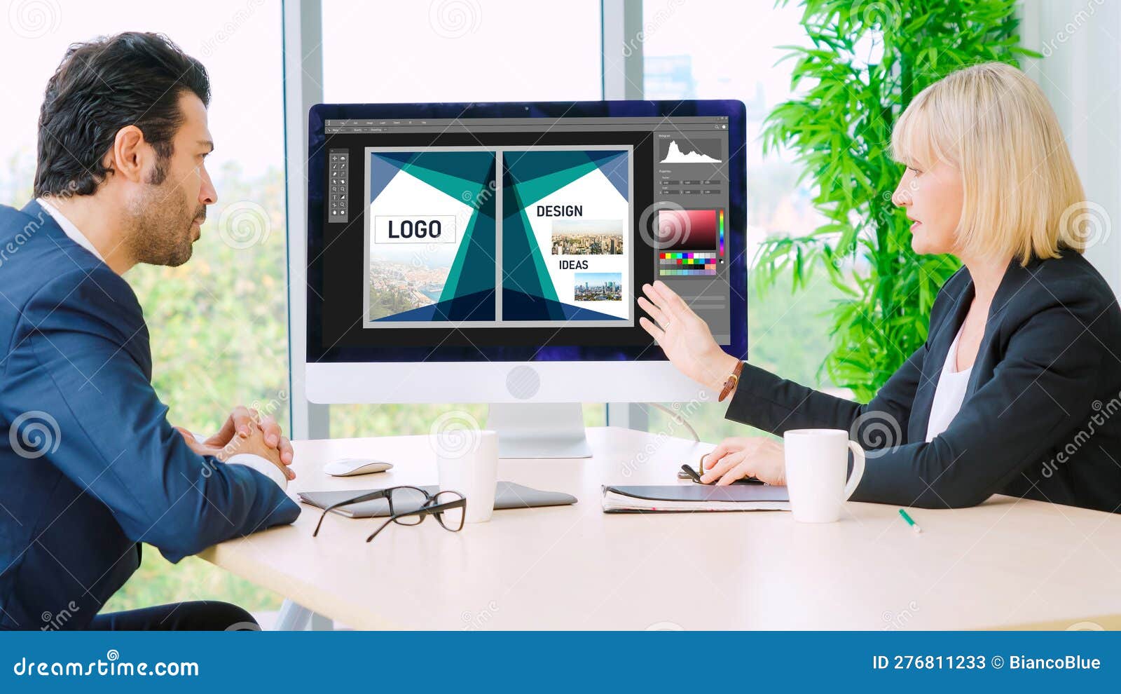 Graphic Designer Software for Modern Design of Web Page and Commercial ...