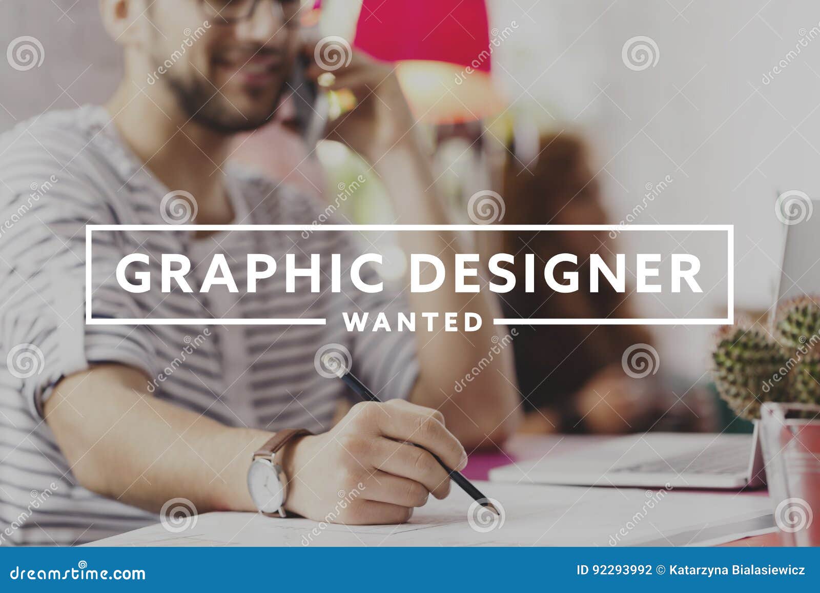 Graphic Designer Writing Down Ideas Stock Photo - Image of business ...