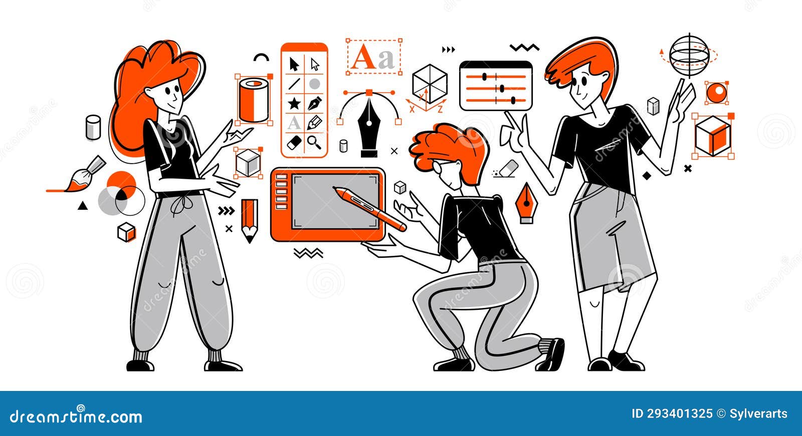 Visual Artists And Their Works: Umbrellas By Various Artists Stock ...